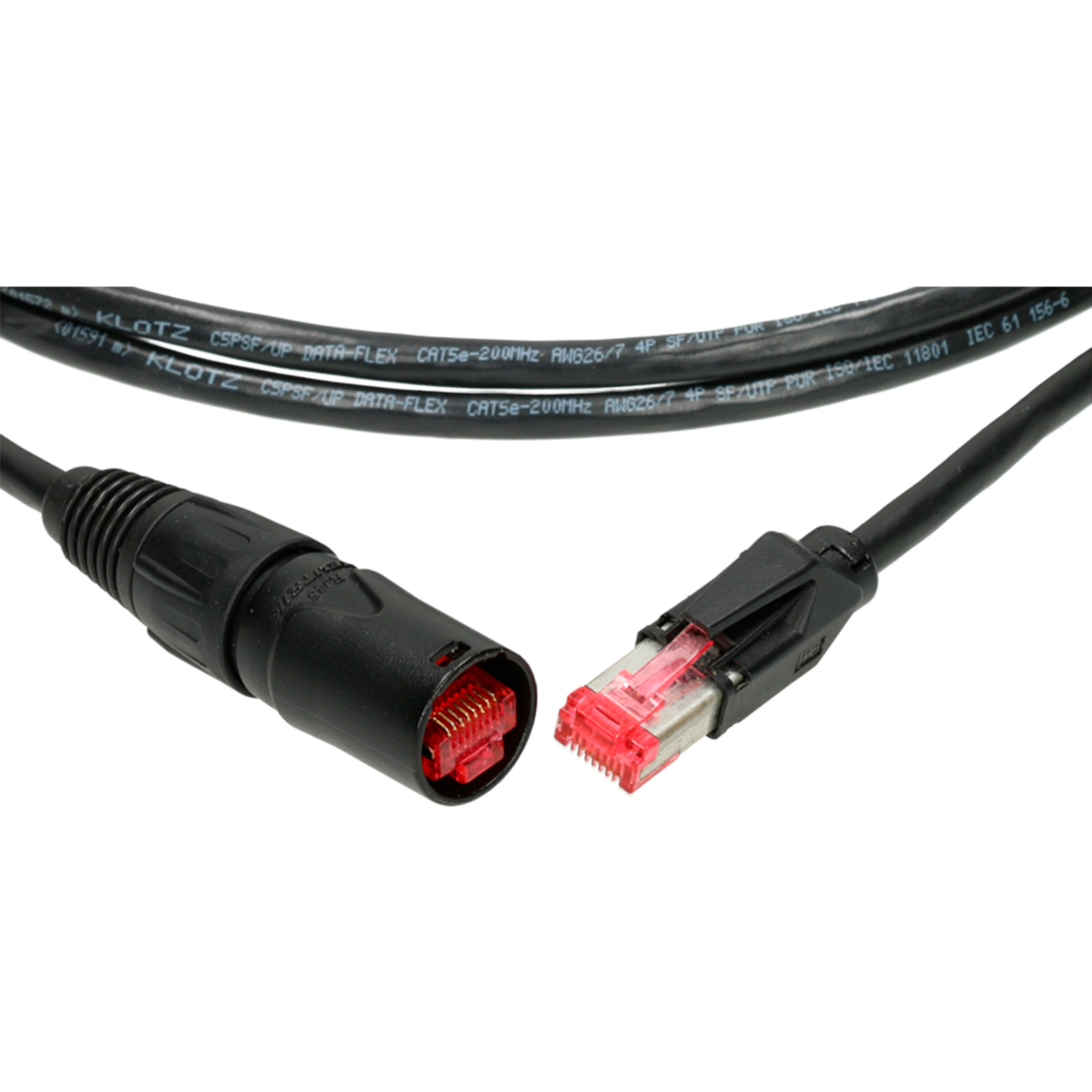 Klotz Câble professionnel CAT5e etherCON / RJ45 3m. - Câble numérique ...