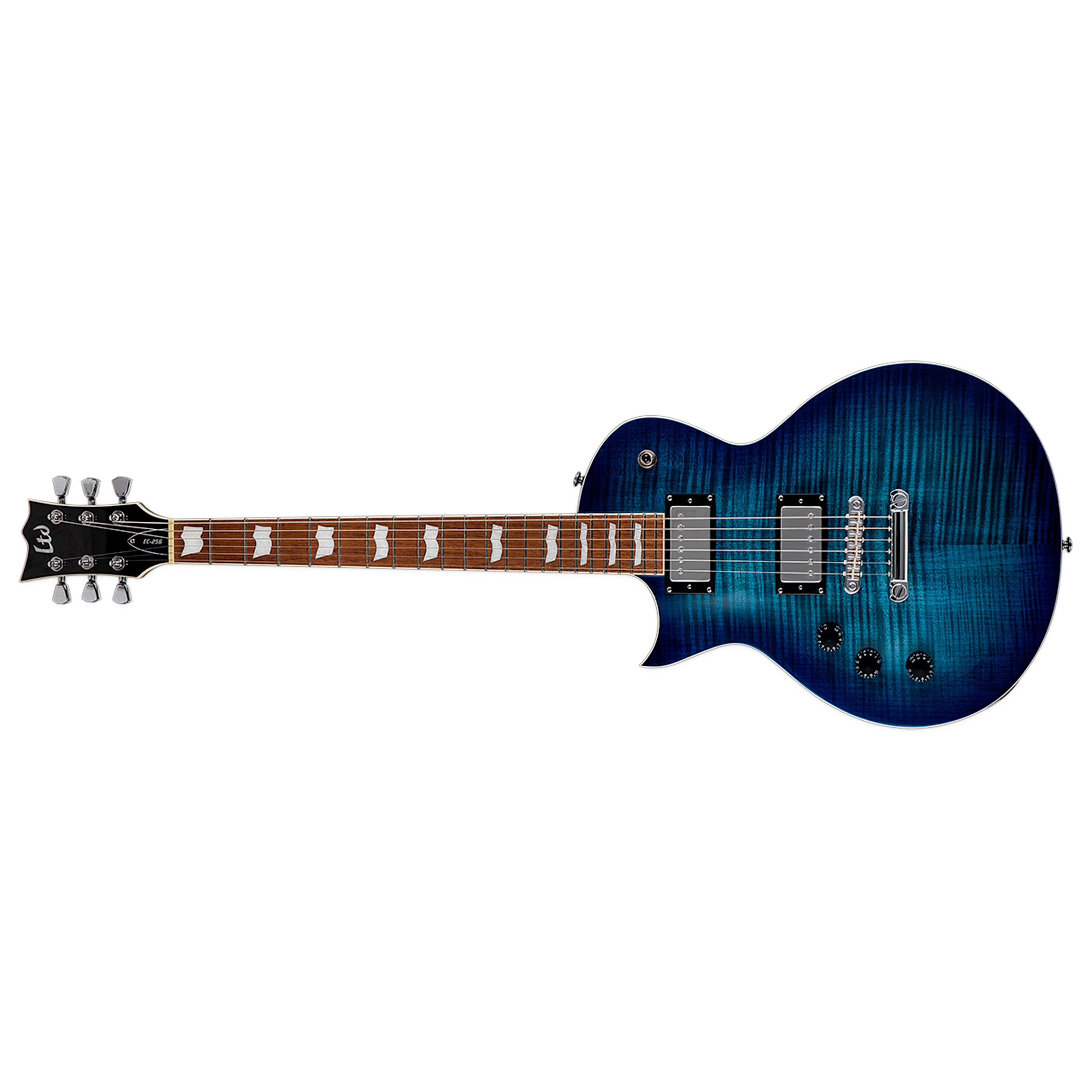 LTD EC-256FM Cobalt Blue Gaucher - Guitare électrique gaucher SonoVente.com