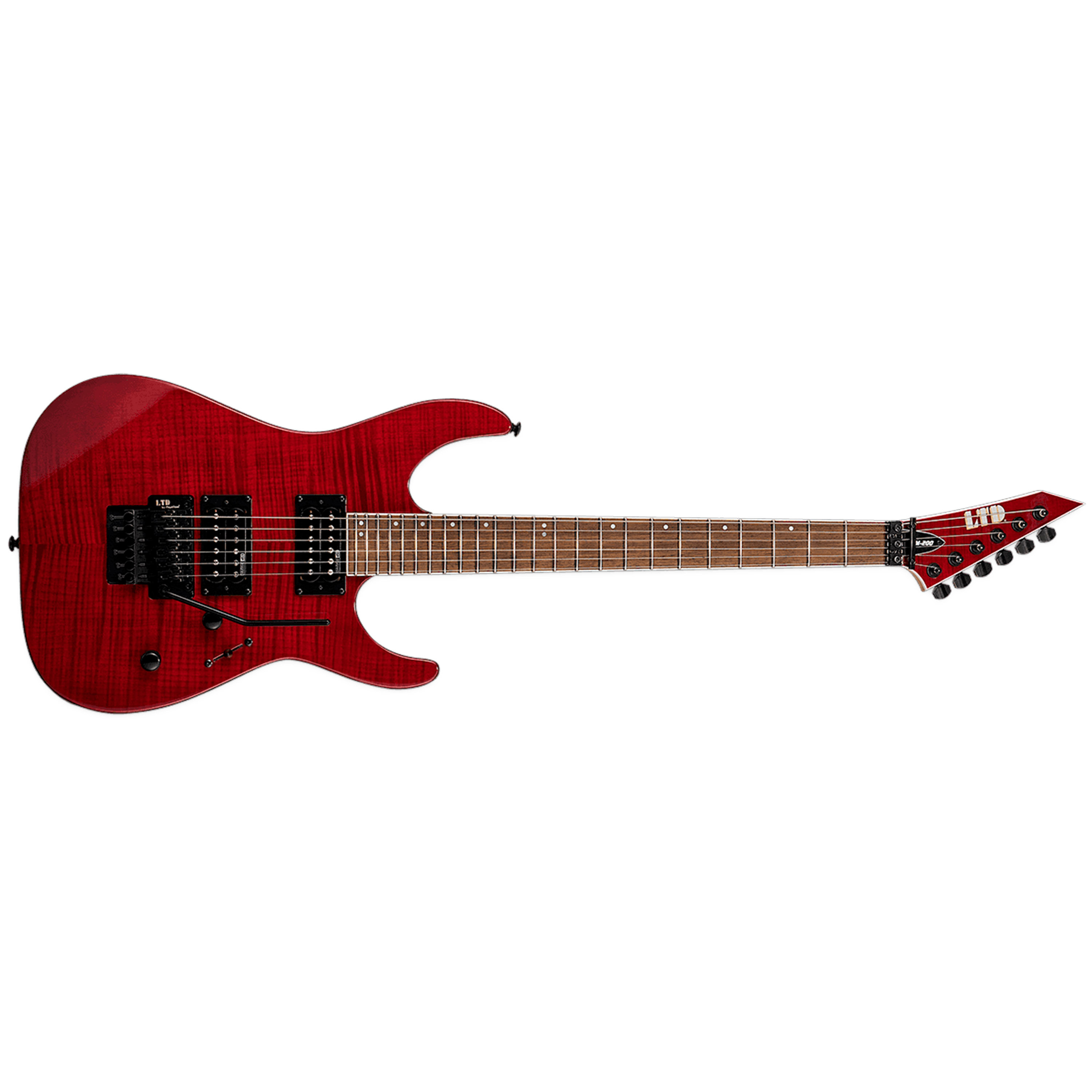 LTD M-200FM See Thru Red - Guitare métal / moderne SonoVente.com