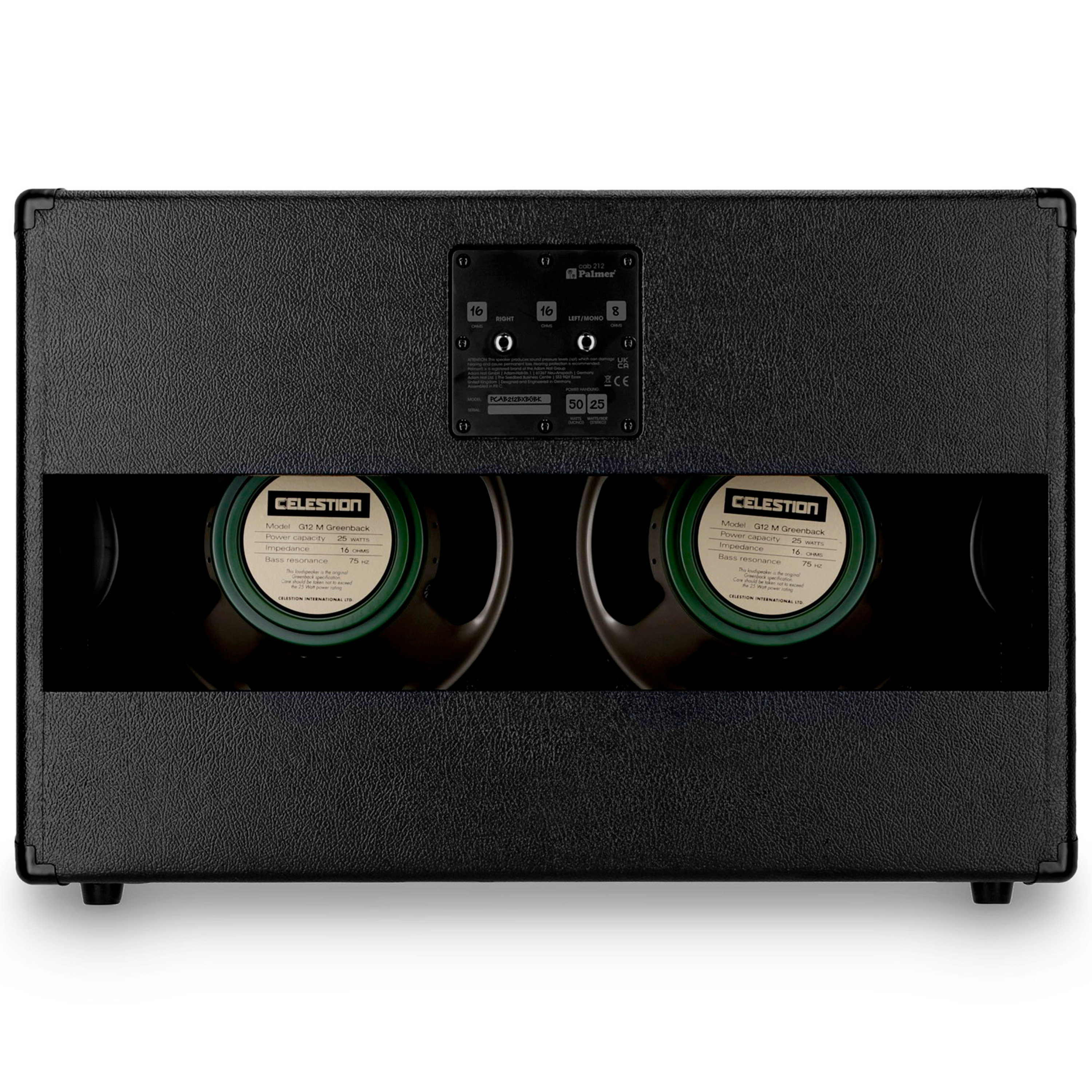 Palmer CAB 212 BX GBK - Baffle guitare SonoVente.com