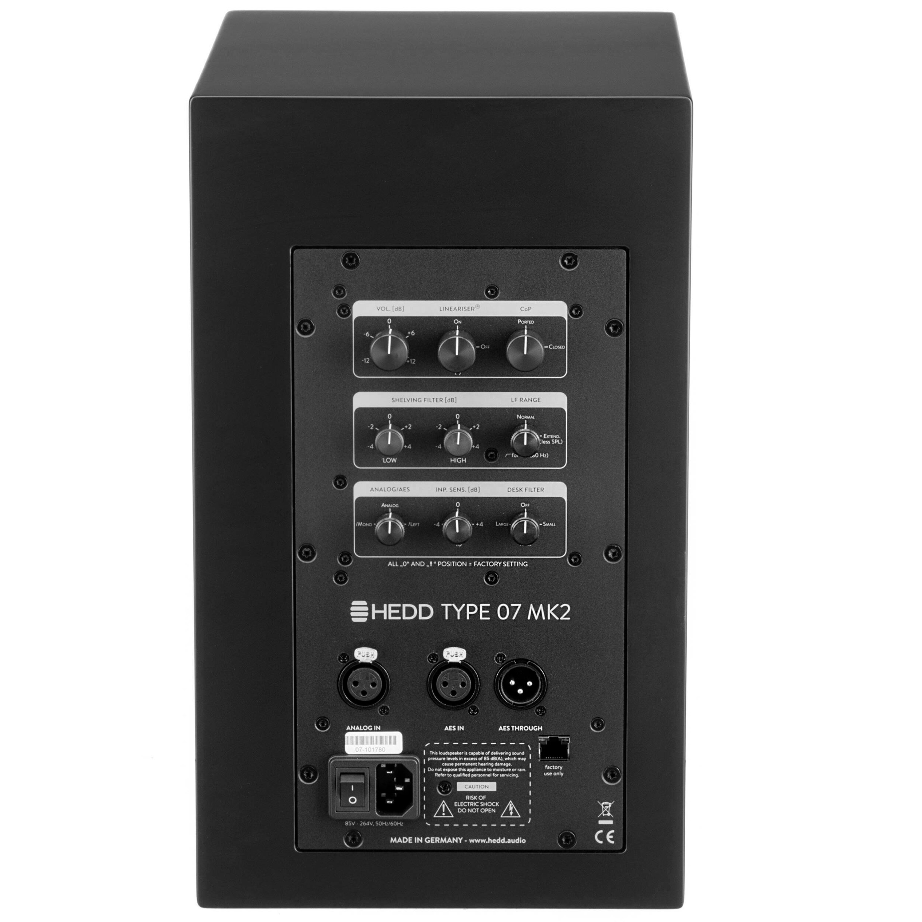 HEDD TYPE 07 MK2 Black (la pièce) - Enceinte de monitoring SonoVente.com