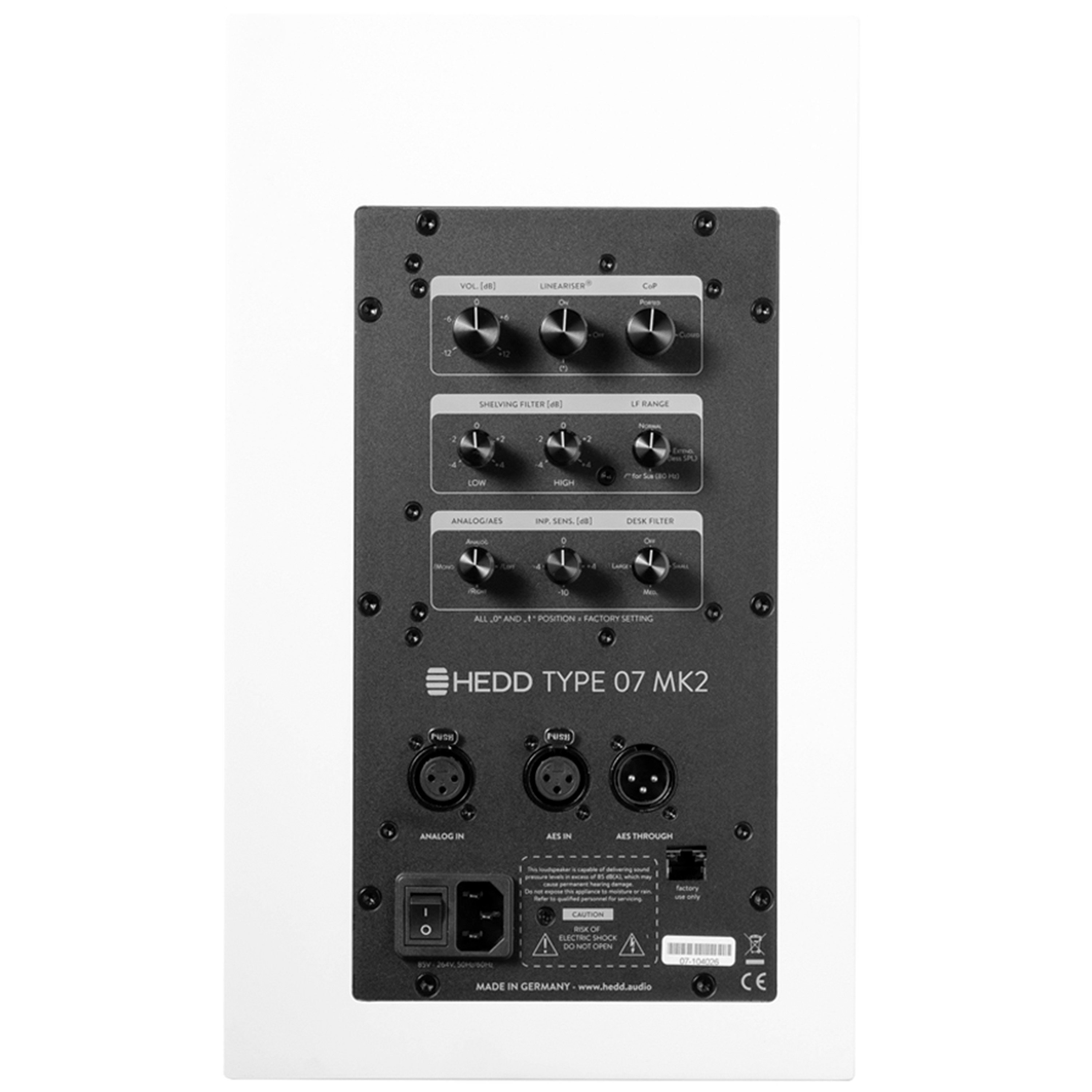 HEDD TYPE 07 MK2 White (la pièce) - Enceinte de monitoring SonoVente.com
