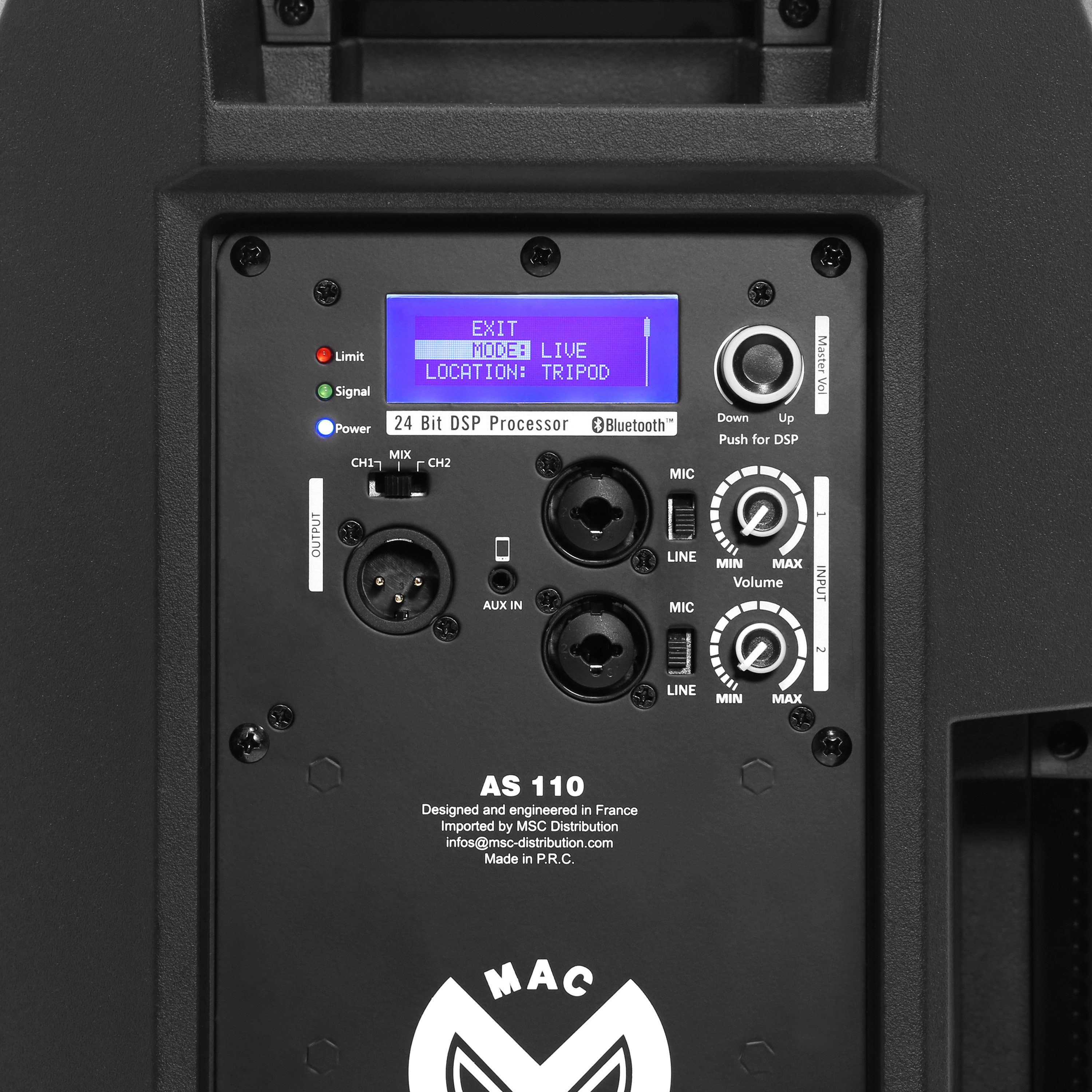 Mac Mah AS 110 - Enceinte amplifiée SonoVente.com