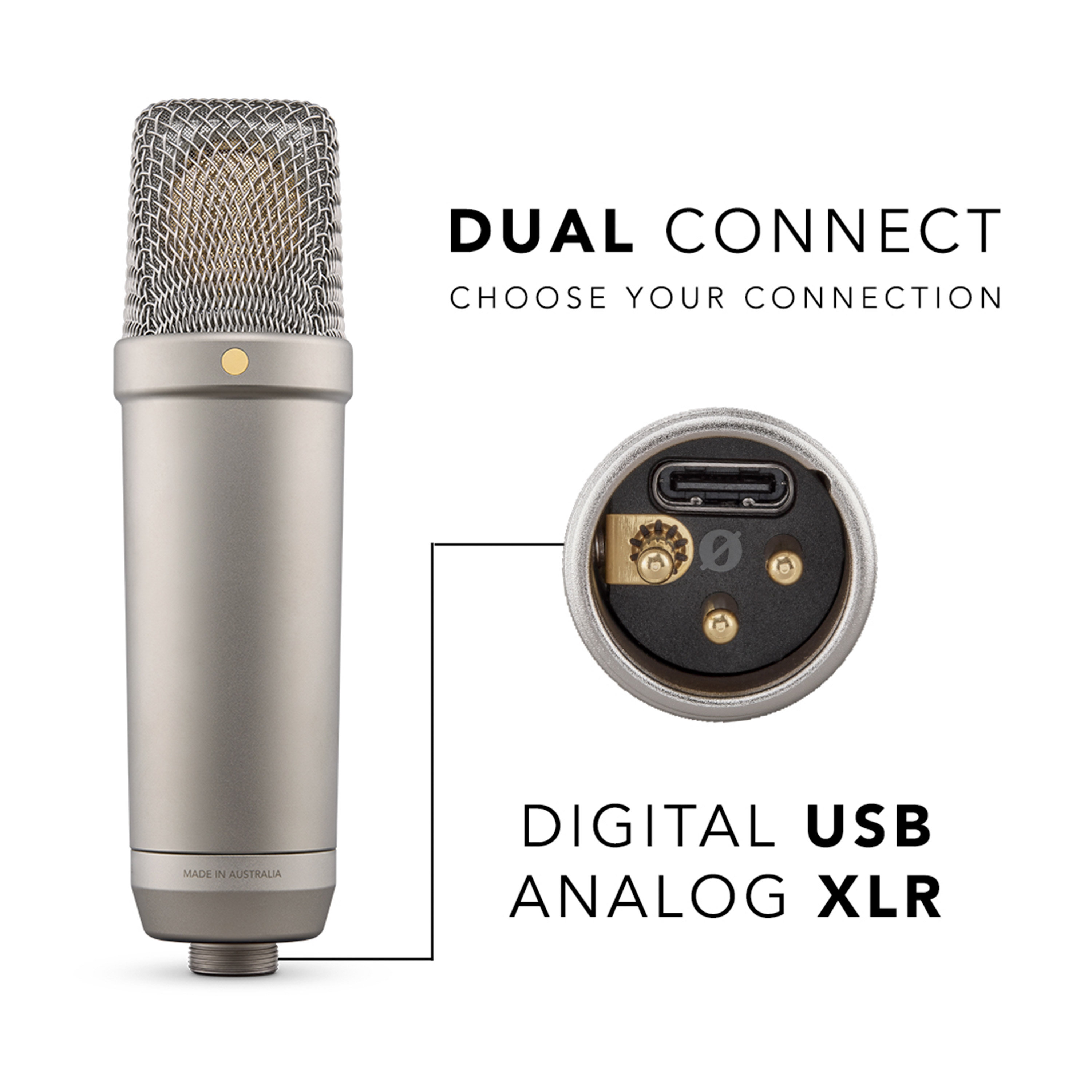 Rode NT1 Gen5 Silver - Micro statique SonoVente.com