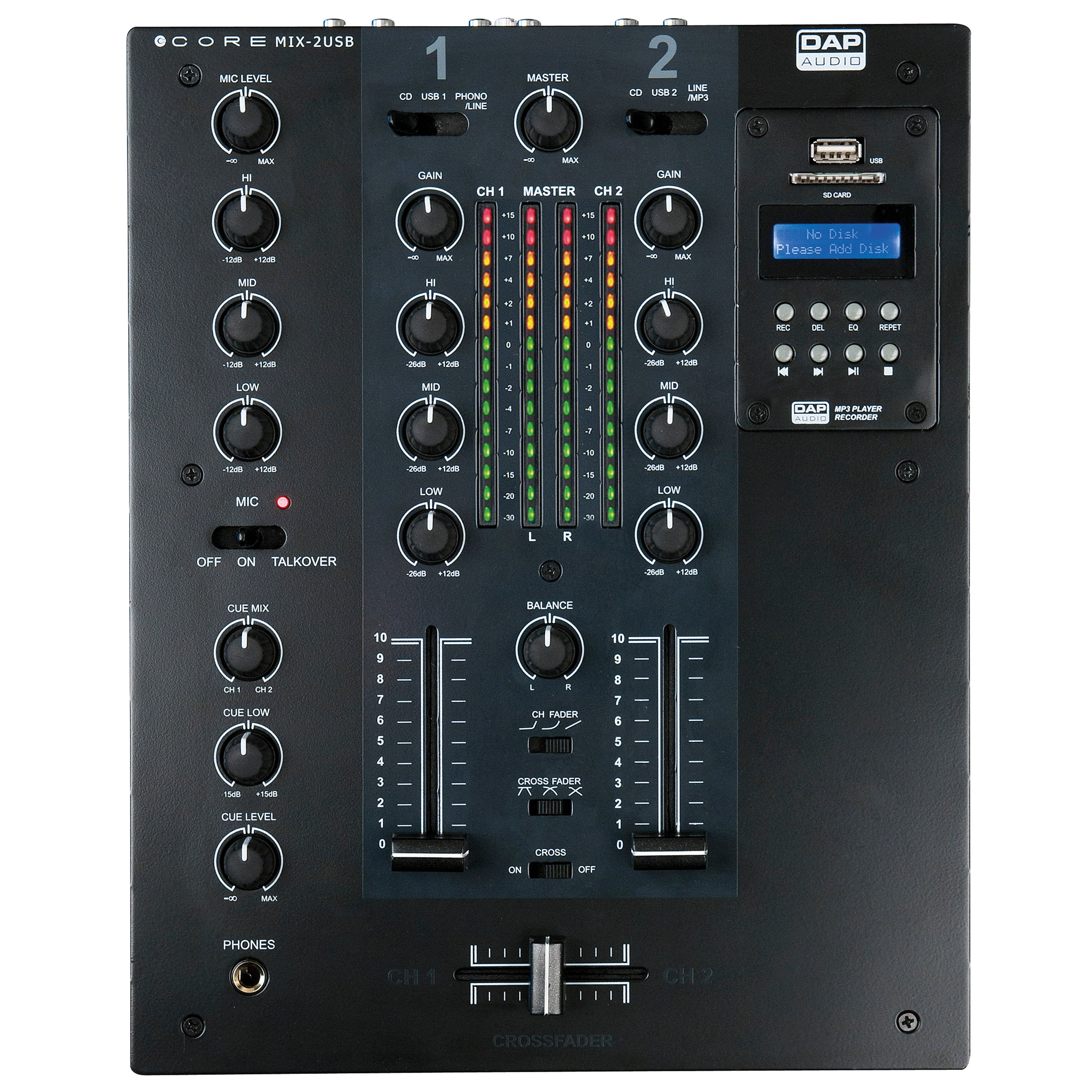 Dap CORE MIX-2 USB - Table de mixage DJ SonoVente.com