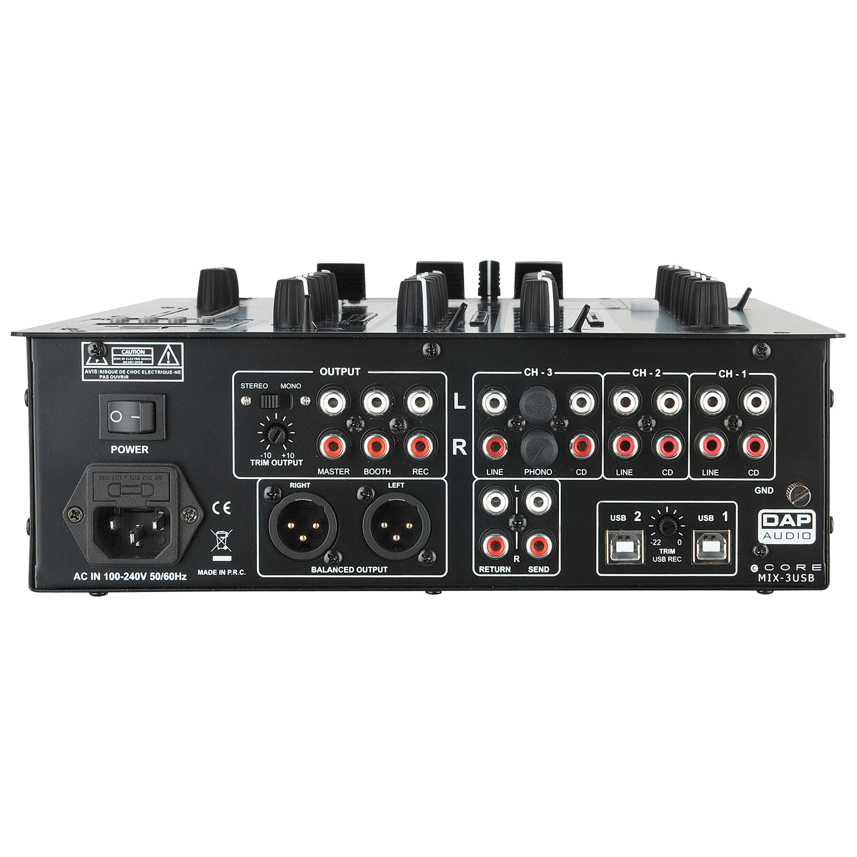 Dap CORE MIX-3 USB - Table de mixage DJ SonoVente.com