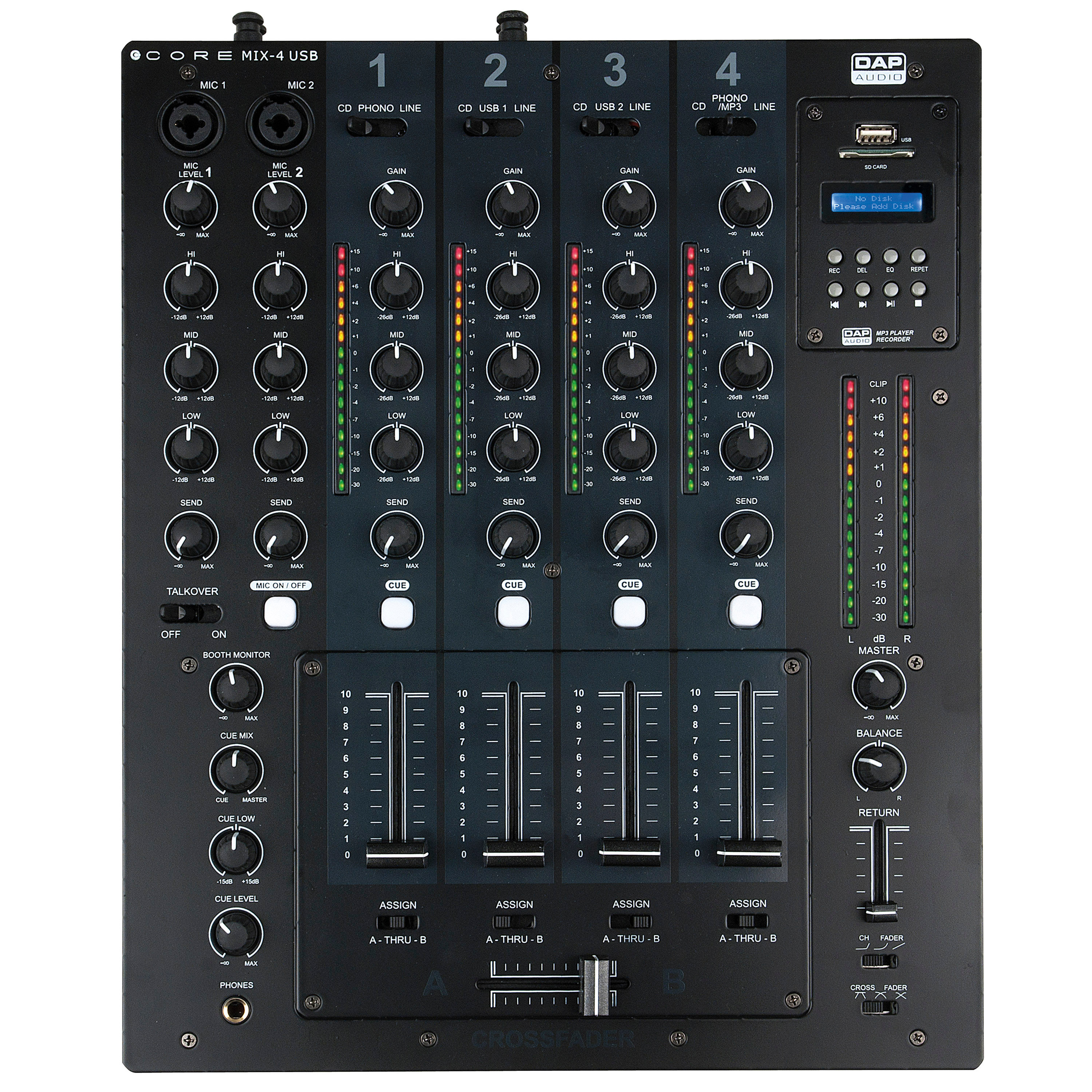 Dap CORE MIX-4 USB - Table de mixage DJ SonoVente.com