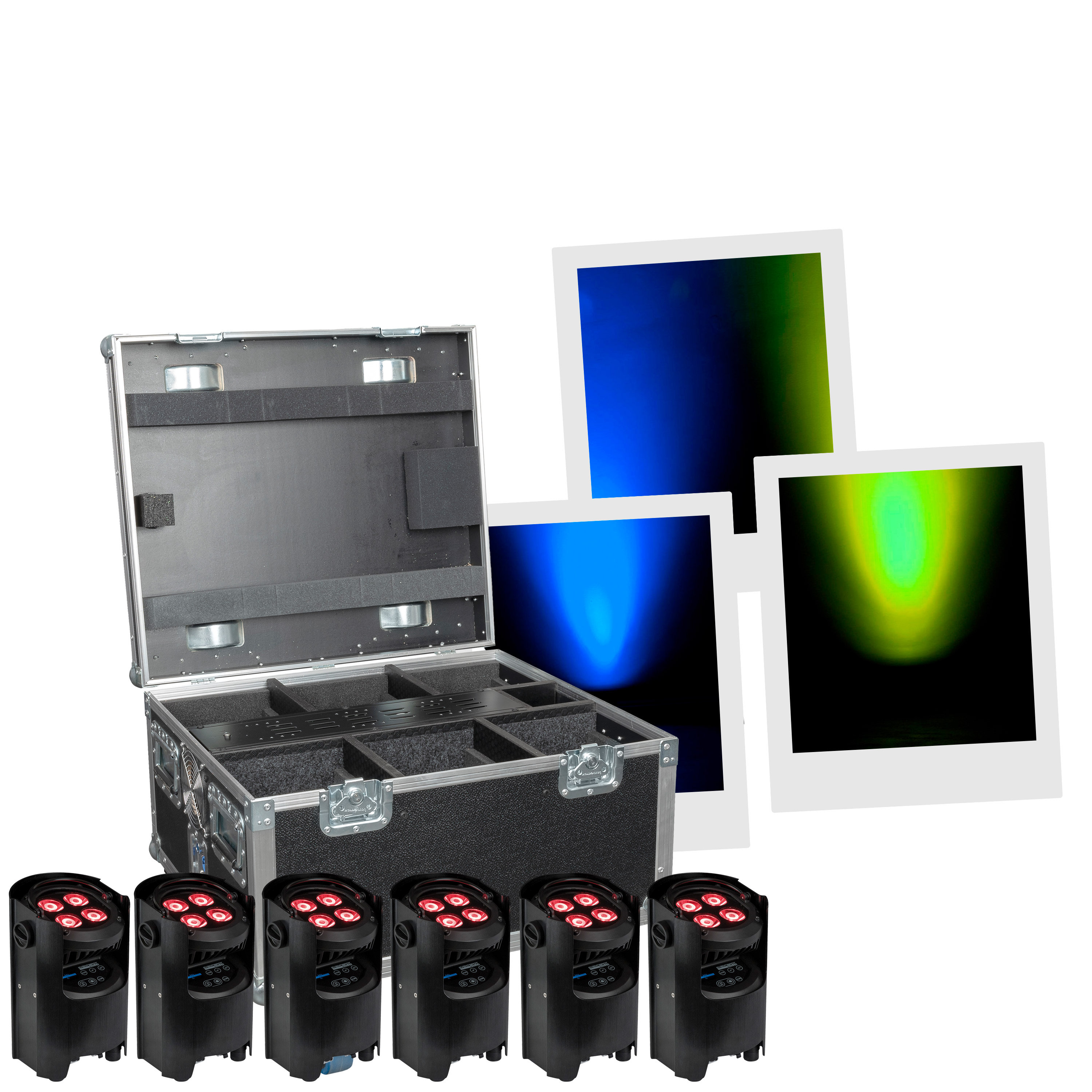 Showtec EventSpot 1600 Q4 Set Black - Projecteur archi à LED SonoVente.com