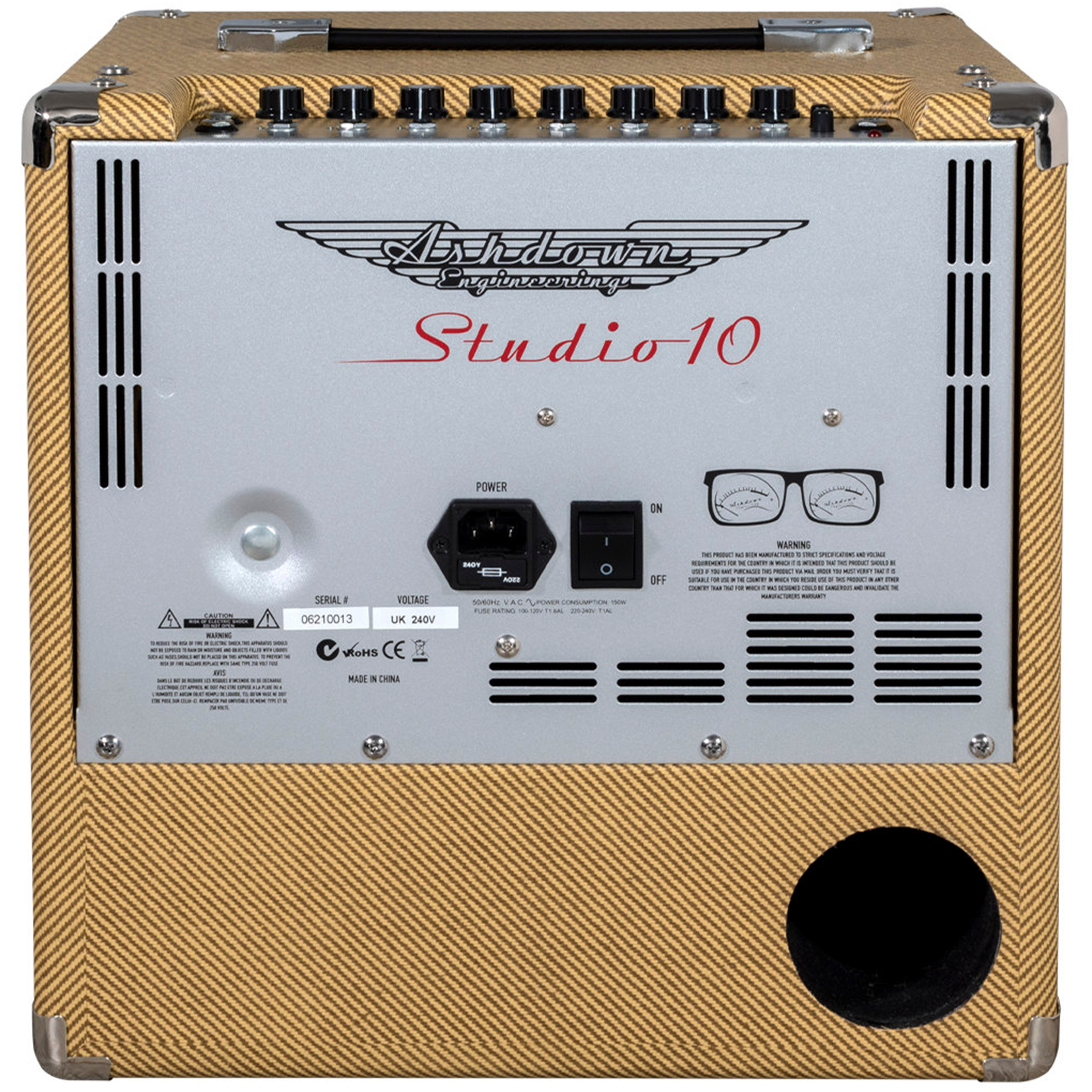 Ashdown Studio 10 Tweed - Combo basse SonoVente.com