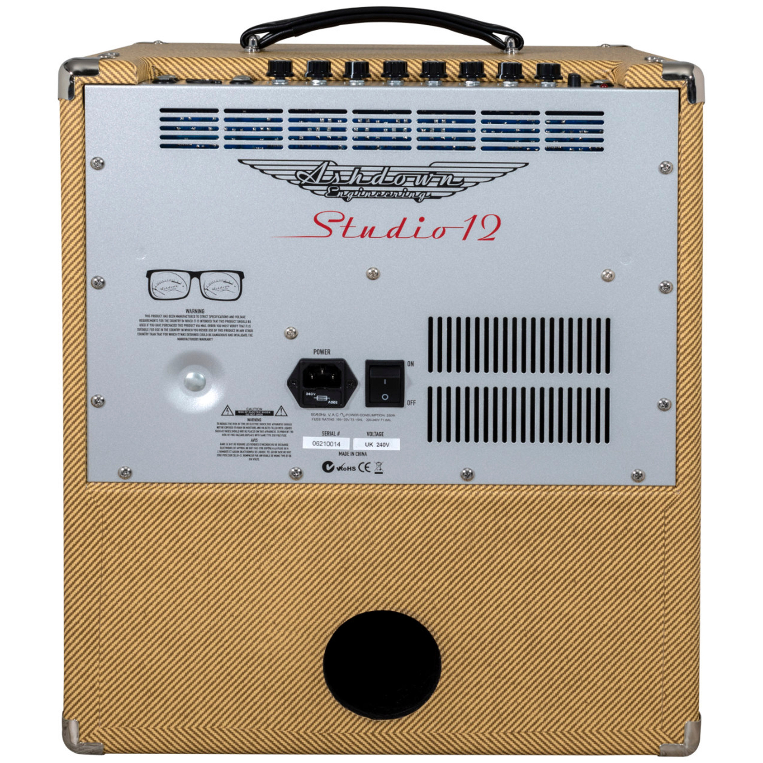 Ashdown Studio 12 Tweed - Combo Basse SonoVente.com