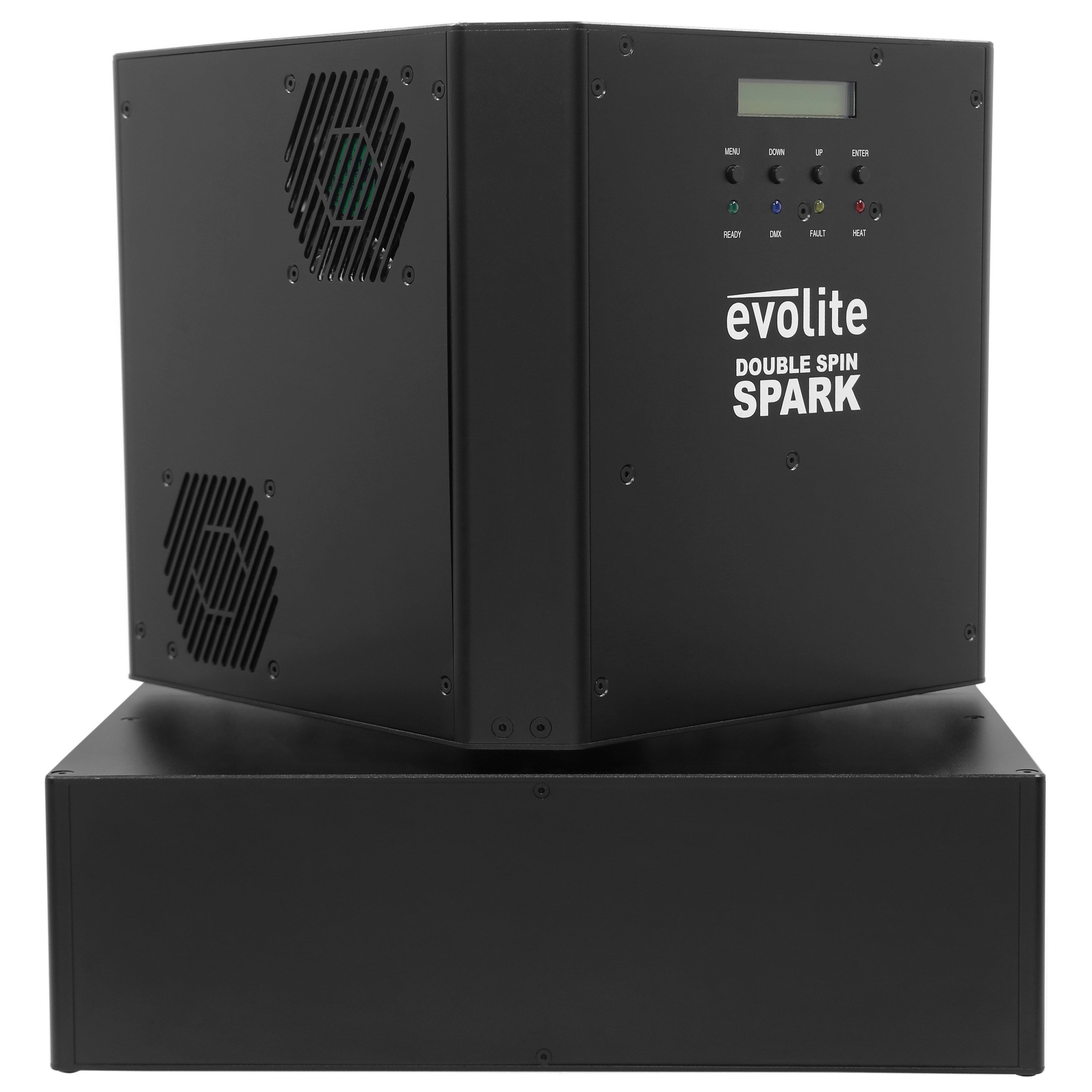 Evolite Double Spin Spark - Machine pyrotechnique SonoVente.com