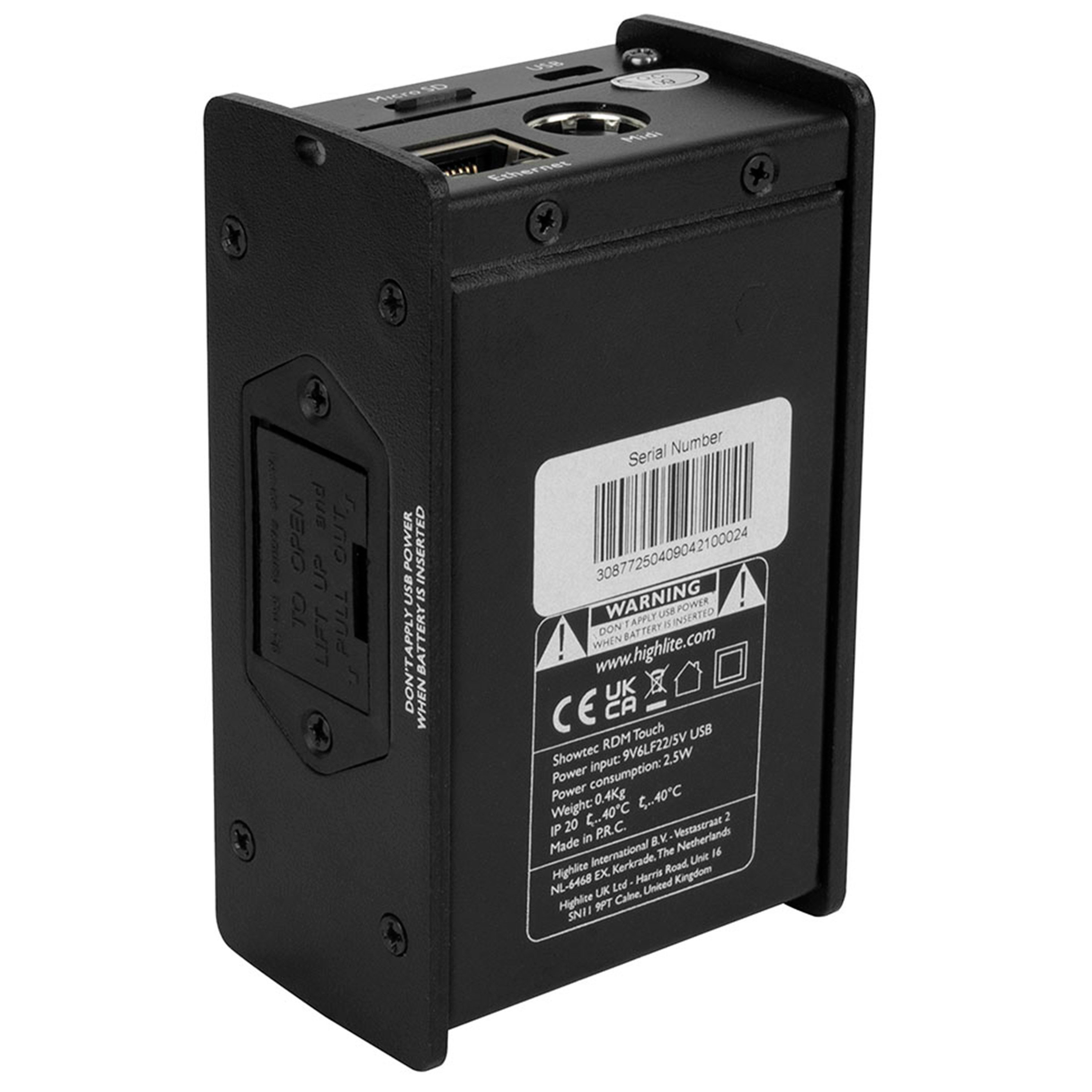 Showtec RDM Touch - Contrôleur DMX SonoVente.com