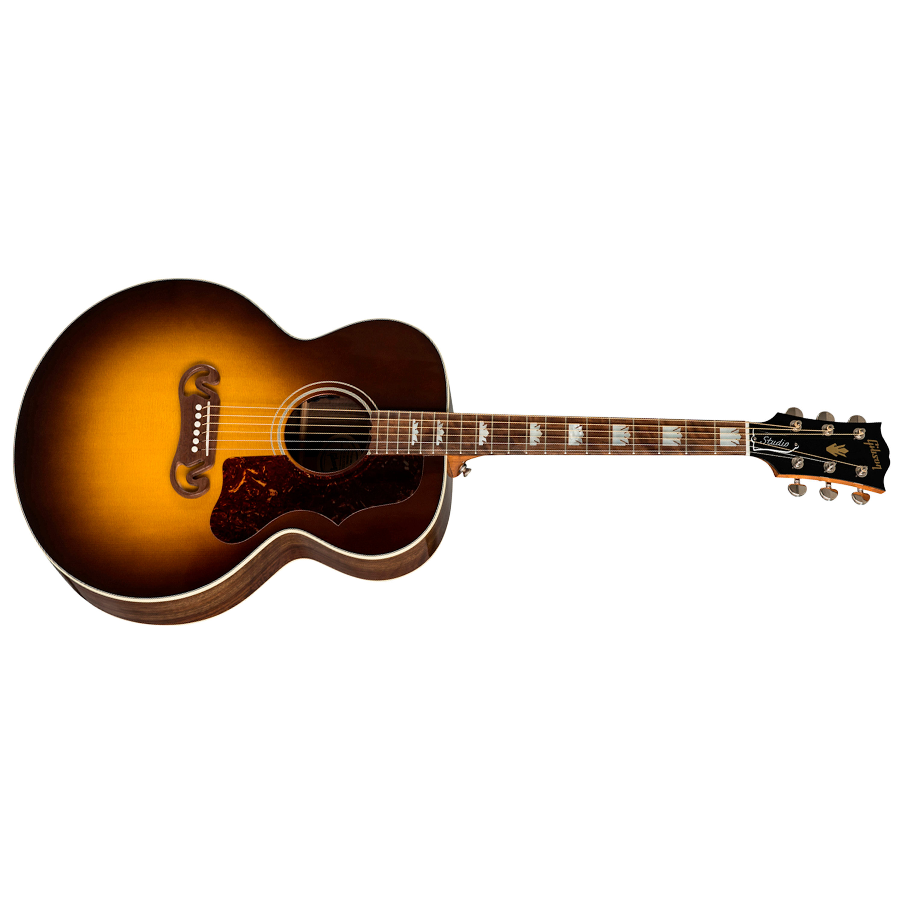 Gibson SJ-200 Studio Walnut Burst - Guitare folk électro SonoVente.com