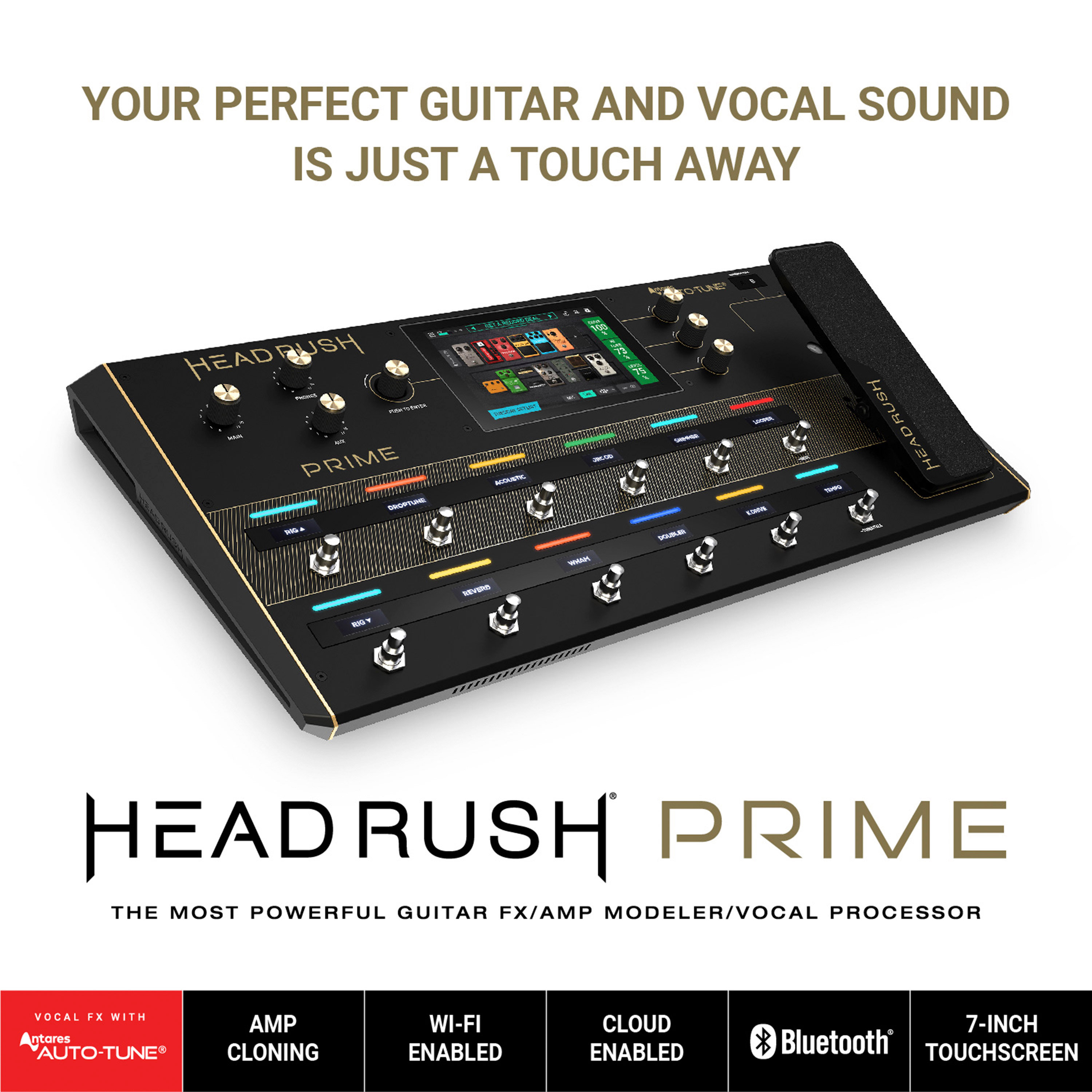 HeadRush Prime - Effets guitare électrique SonoVente.com