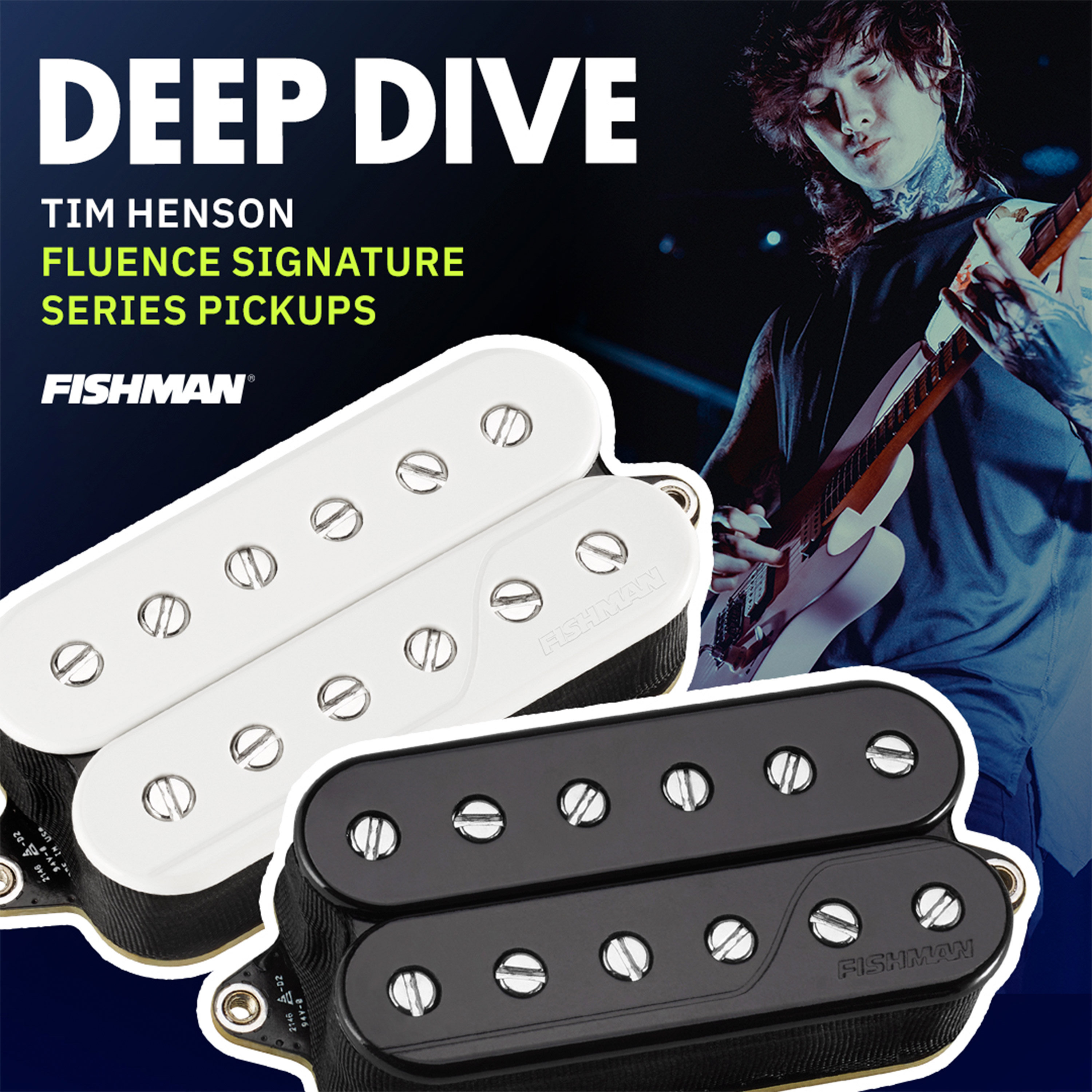 Fishman PRF-CS6-TH2 Black Signature Tim Henson - Micro guitare ...