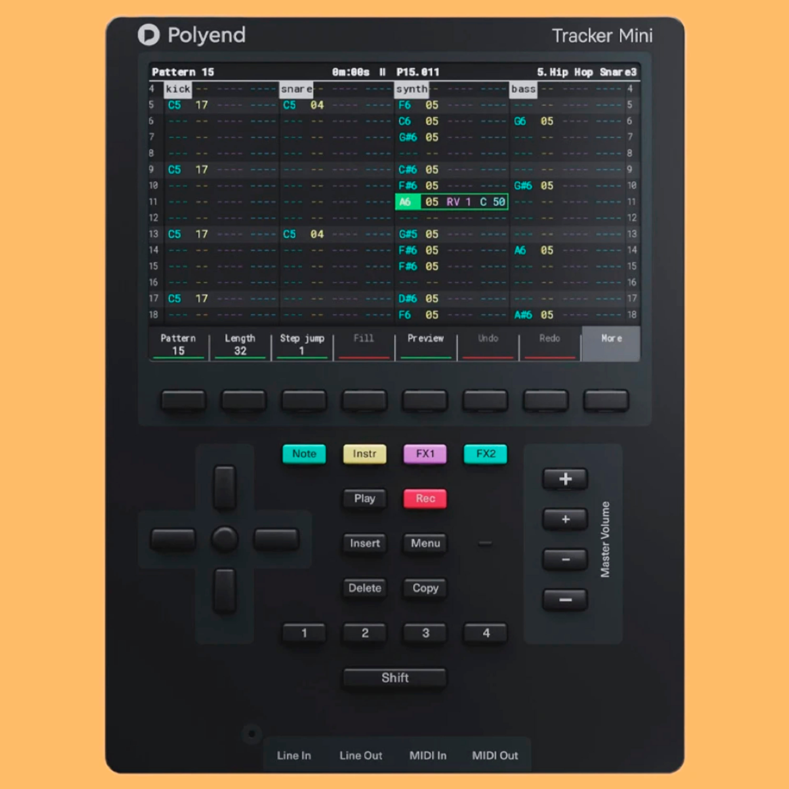 Polyend Tracker Mini - Sampler / grooveBox SonoVente.com