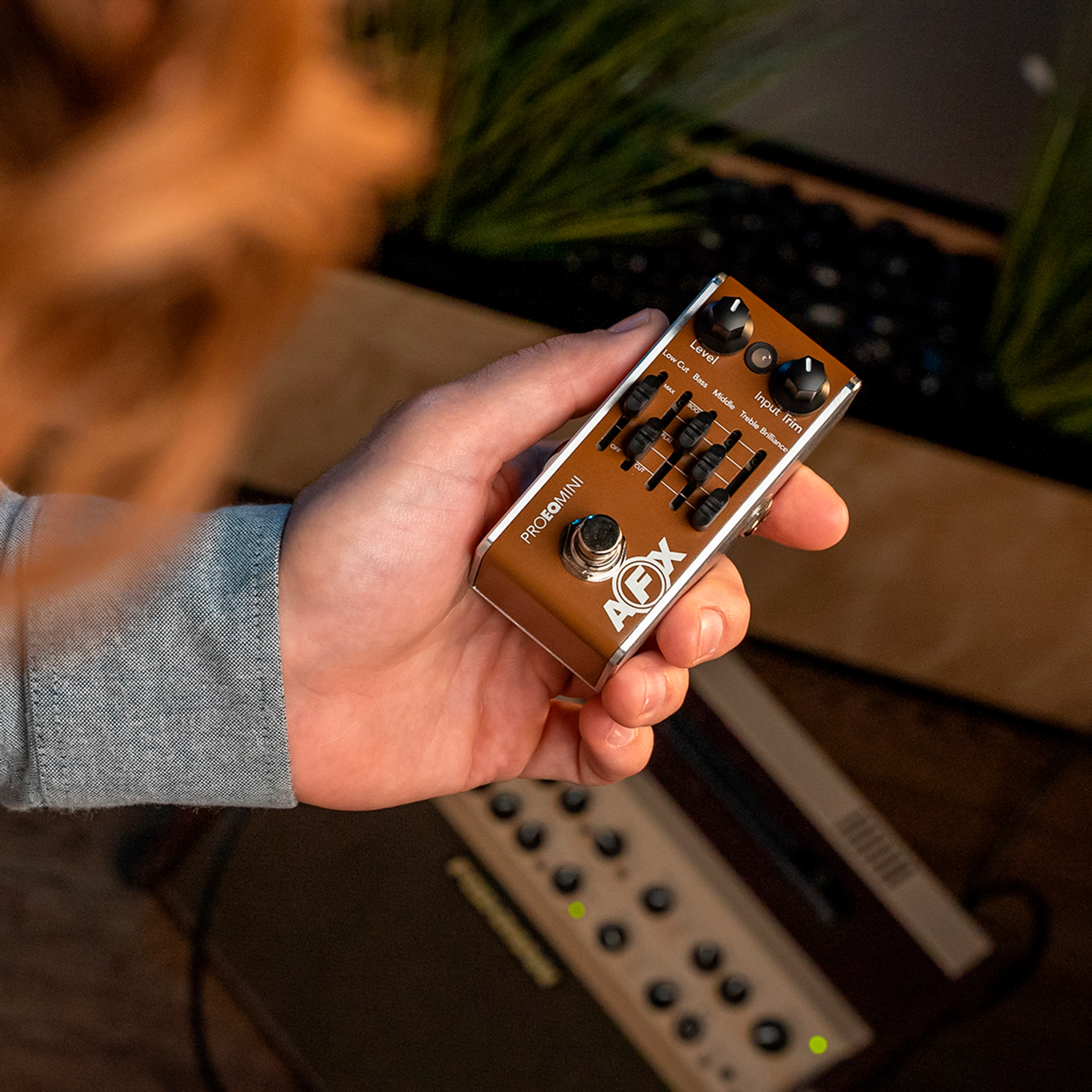 Fishman AFX Pro EQ Mini Acoustic Preamp + EQ - Effets guitare électro ...