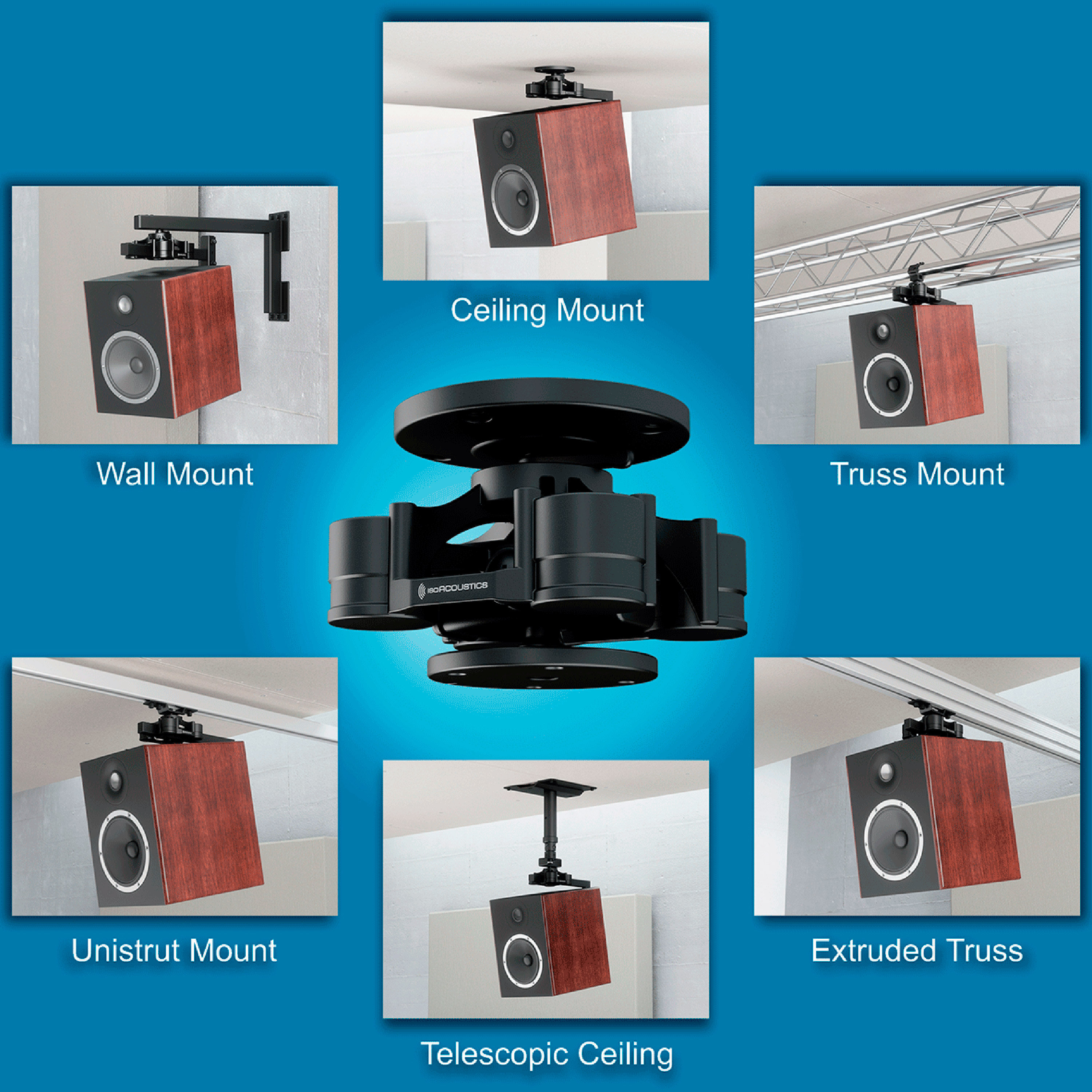 Isoacoustics V120 Mount Découpleur - Accessoires monitoring SonoVente.com