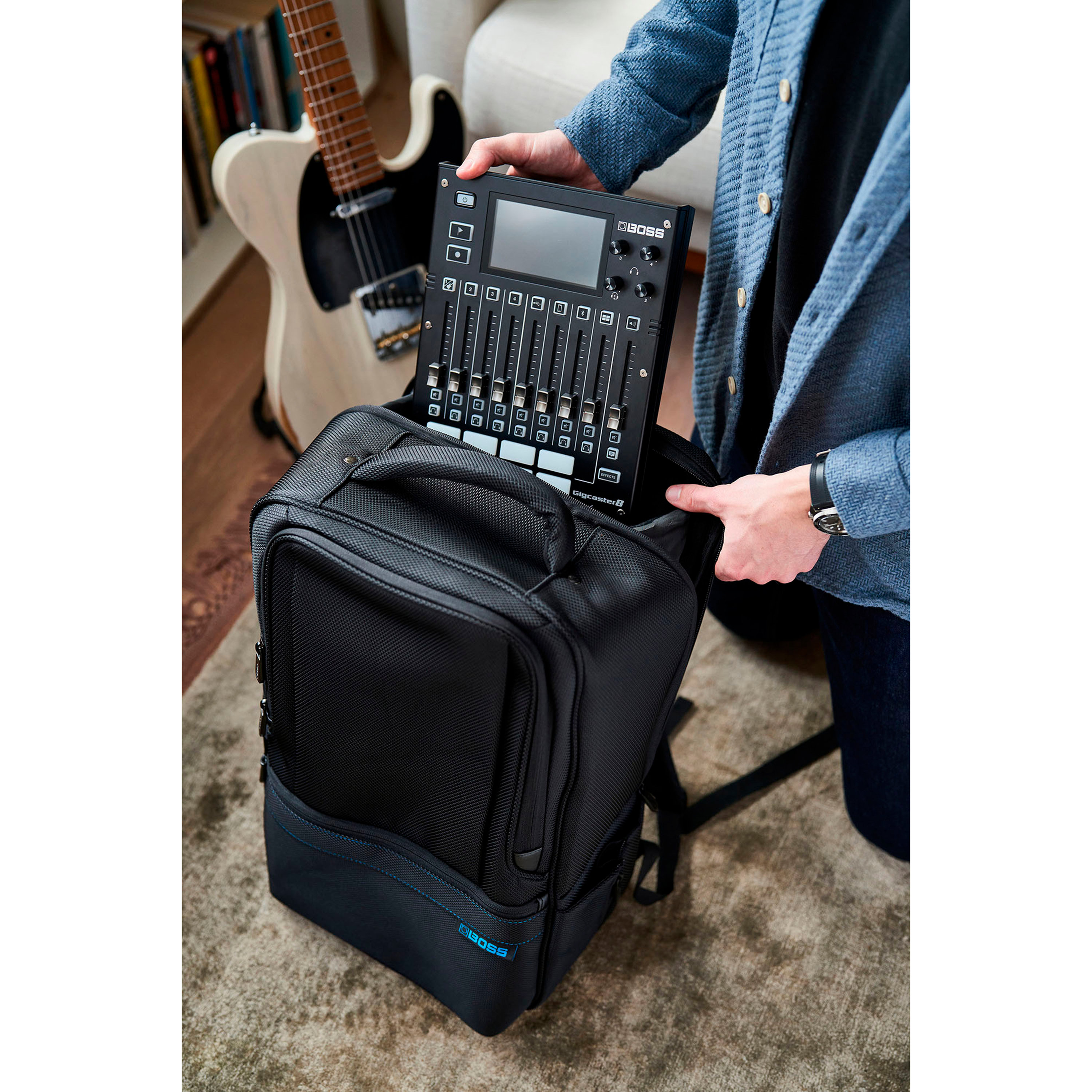 Boss GCS-8 Gigcaster 8 Live Streaming Audio Mixer - Materiel streaming ...