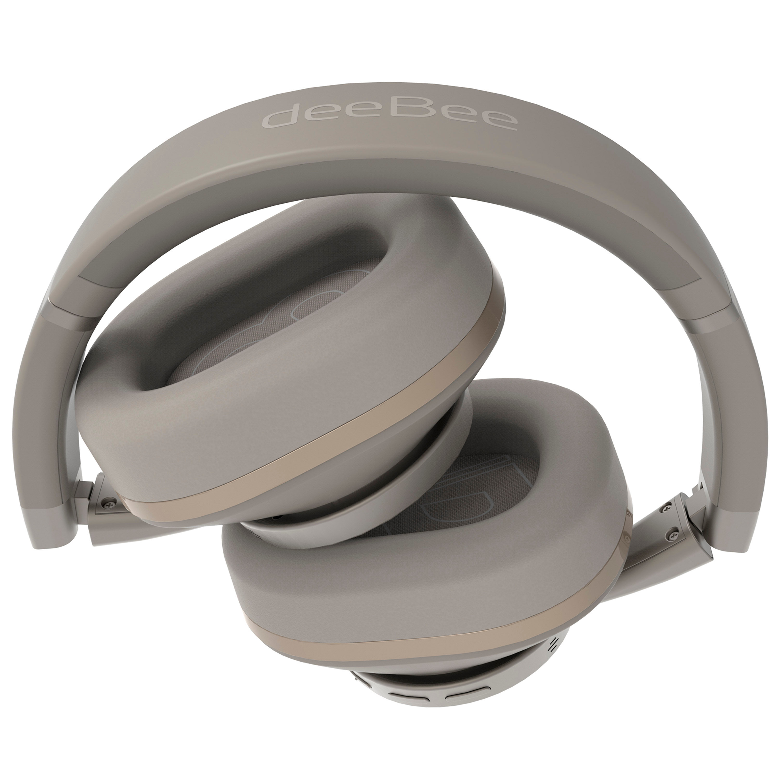 deeBee dB-Pulse-Beige + dB-Fit-Burgundy - Casque iPhone / iPod / MP3 SonoVente.com