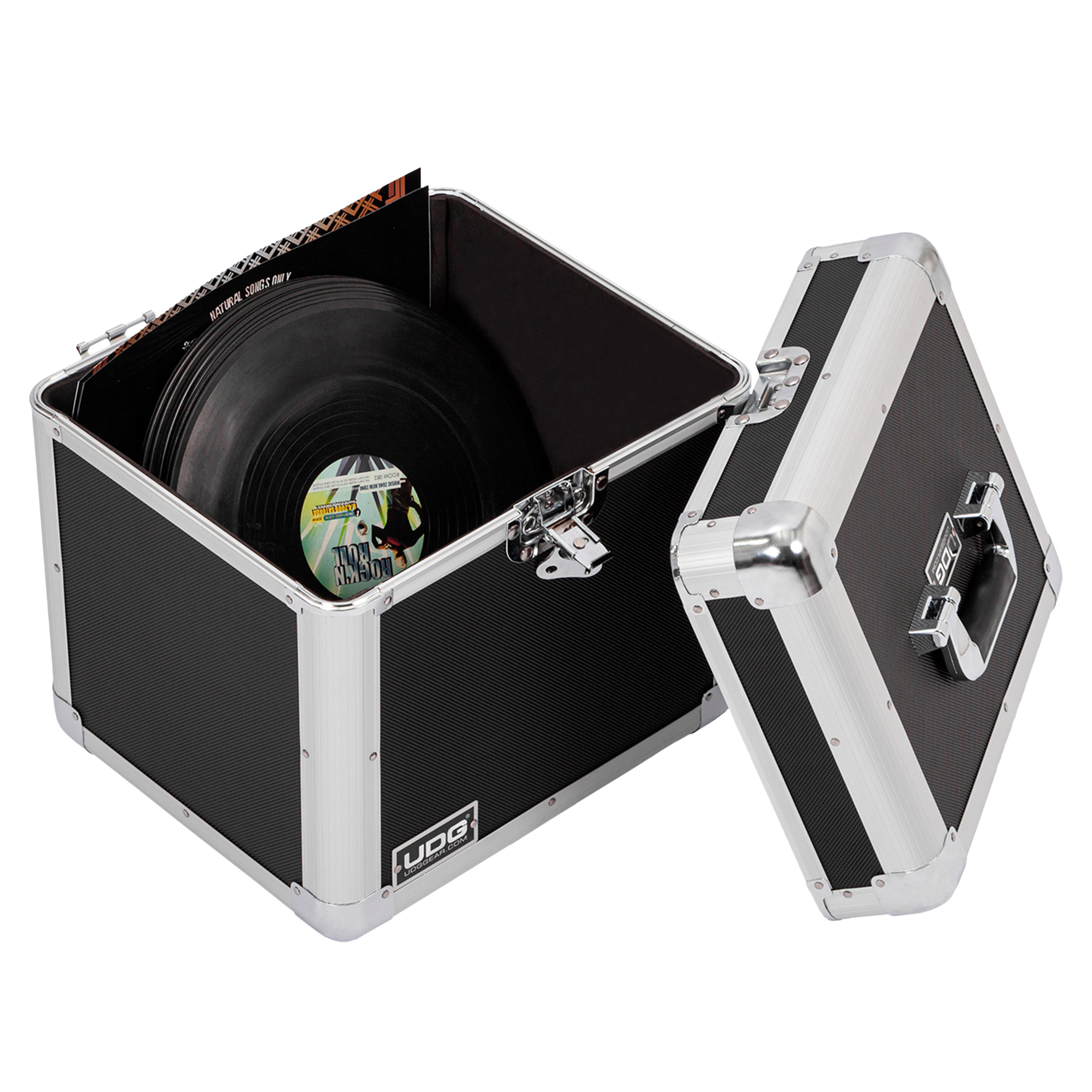 UDG U 93017 SL Flight Record Case 80 Vinyl Silver - Flight case CD et ...