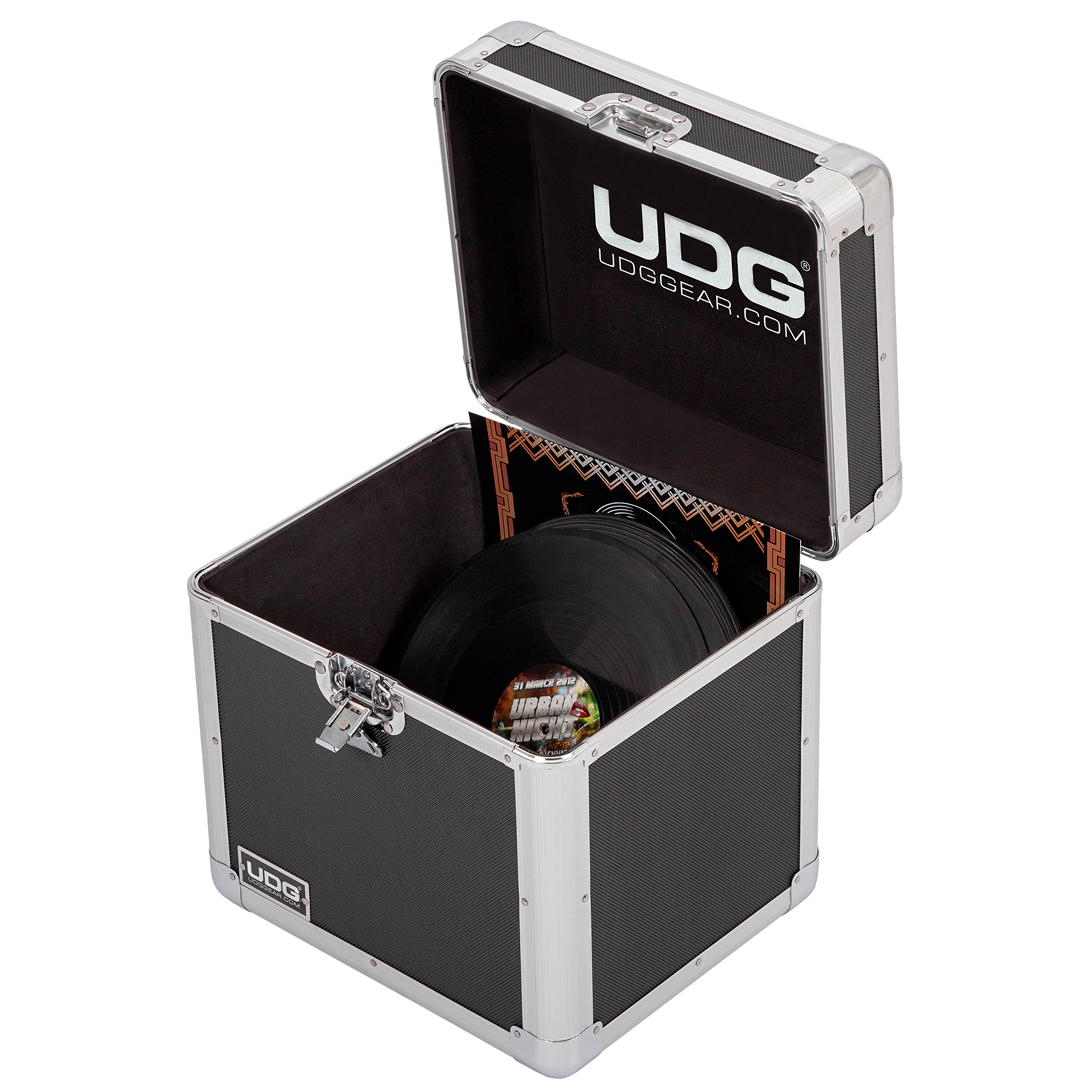 UDG U 93017 SL Flight Record Case 80 Vinyl Silver - Flight case CD et ...