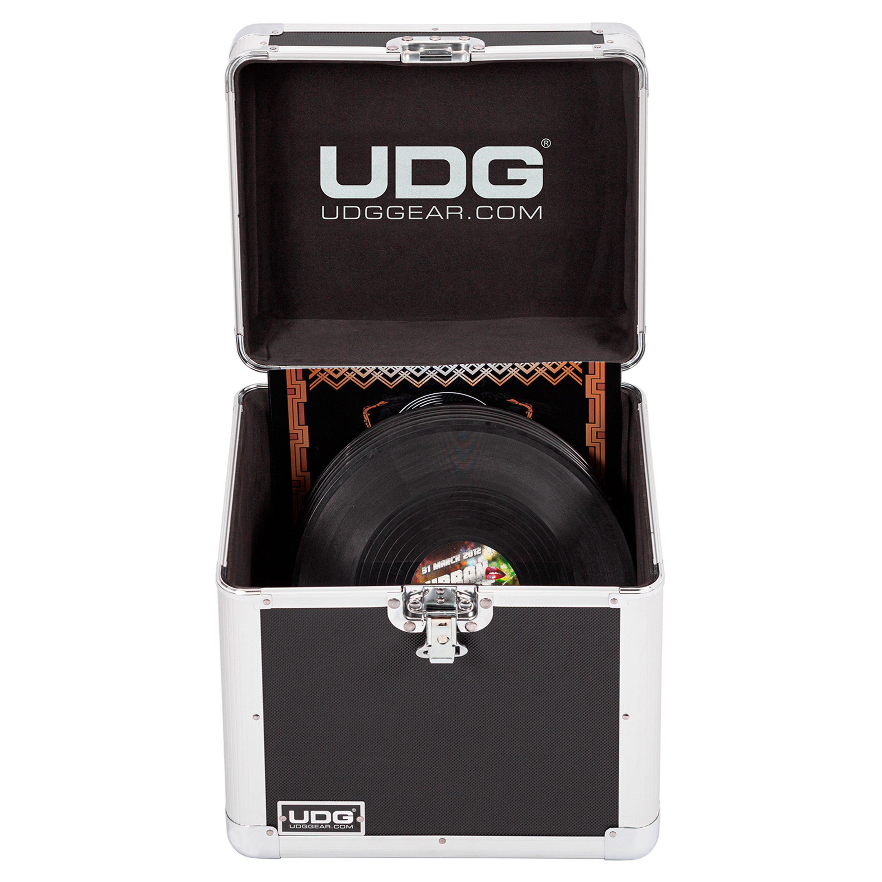 UDG U 93017 SL Flight Record Case 80 Vinyl Silver - Flight case CD et ...