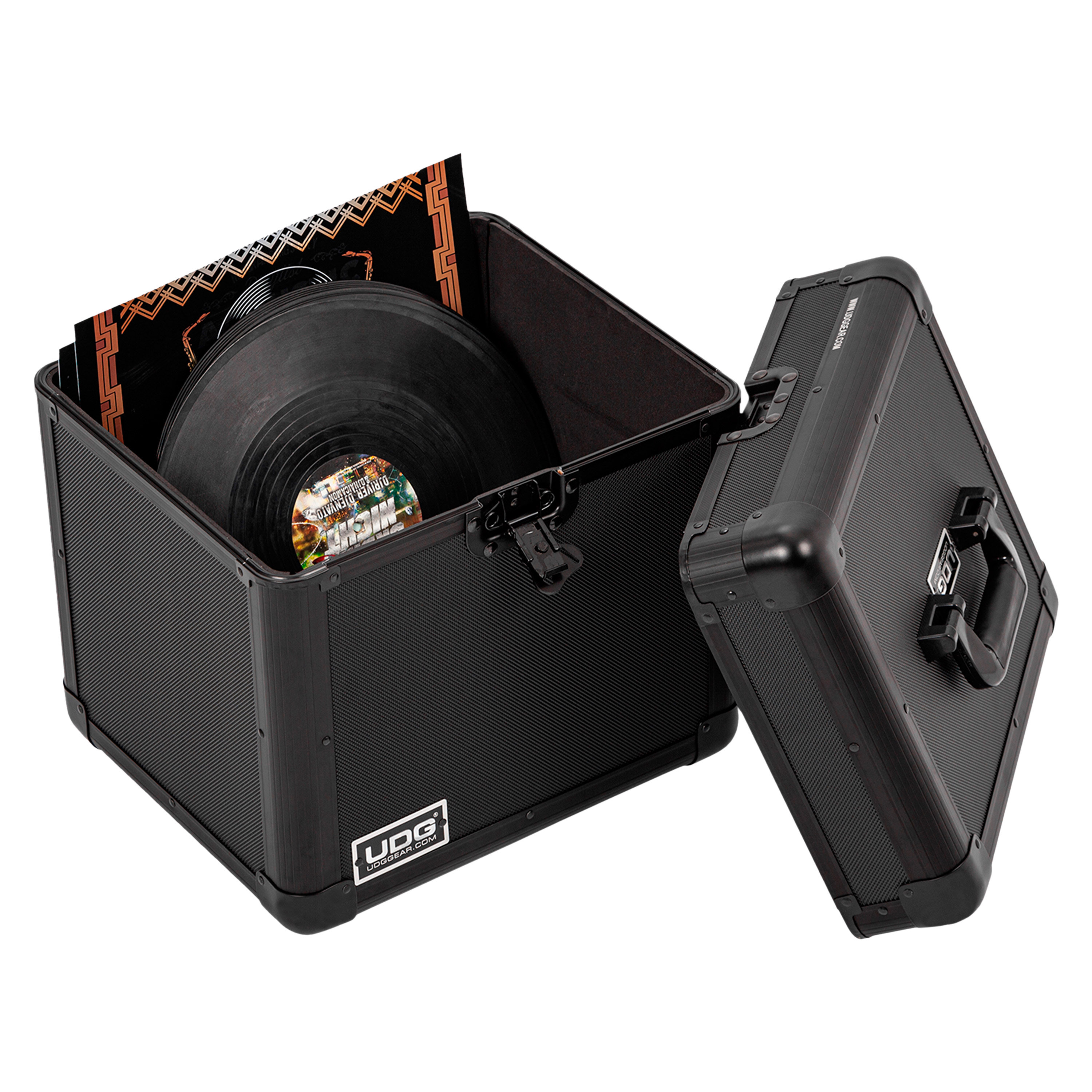 UDG U 93017 BL Flight Record Case 80 Vinyl Black - Flight case CD et ...