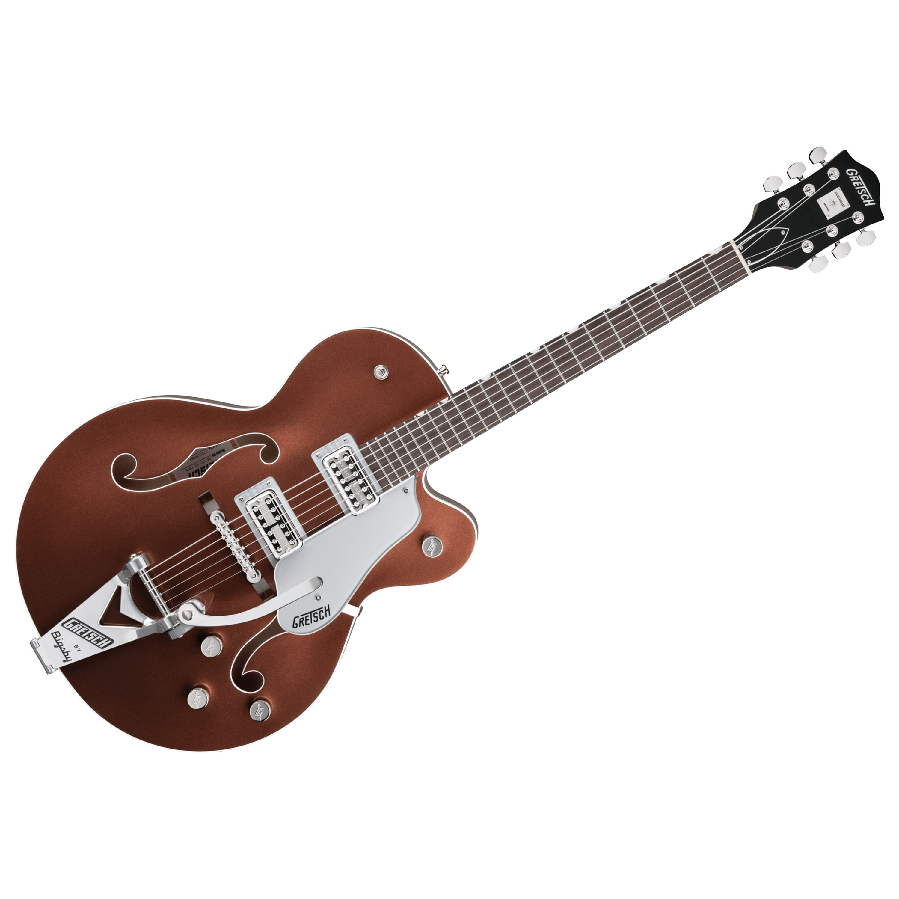 Gretsch Guitars G6118T Players Edition Anniversary Two-Tone Copper ...