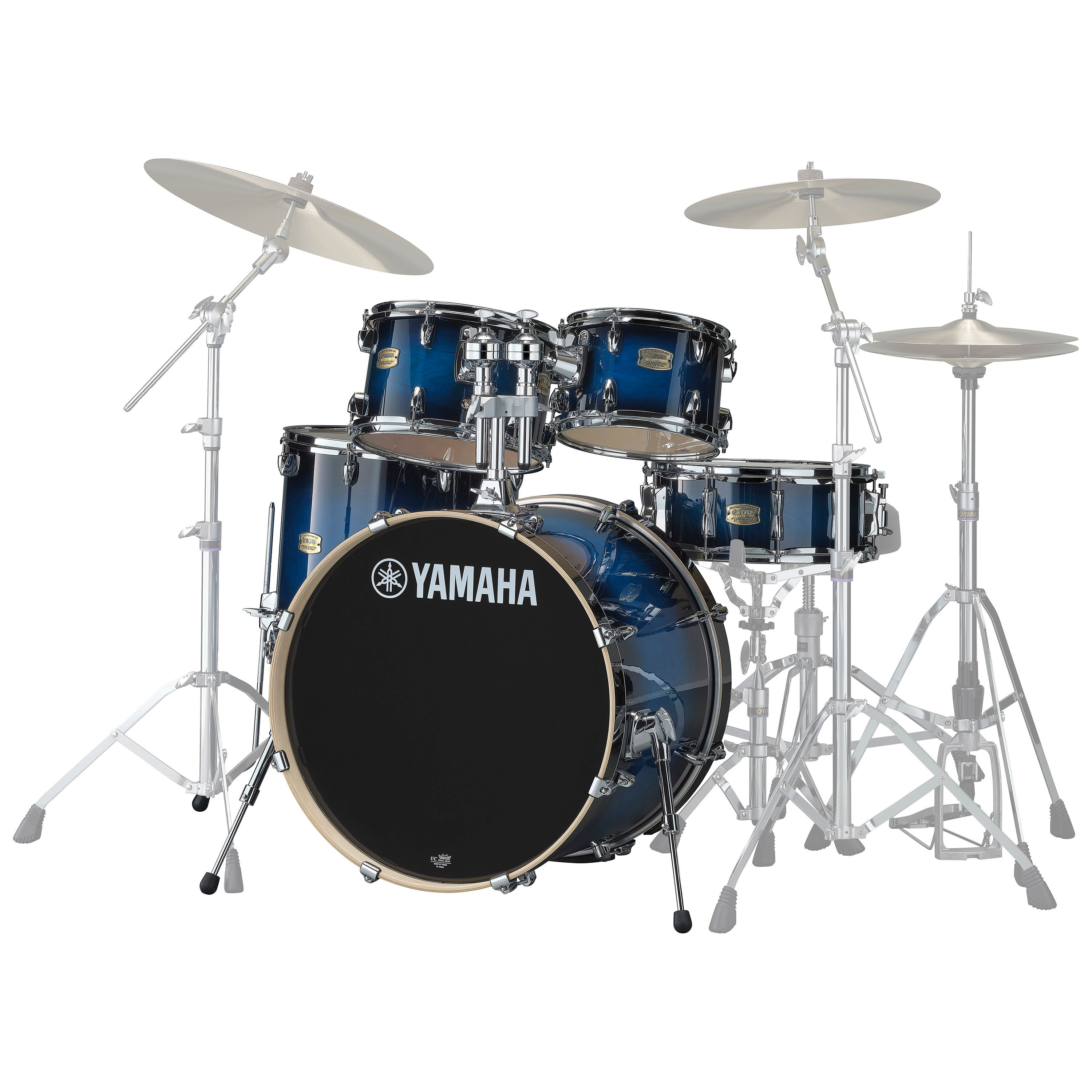Yamaha Stage Custom Birch Fusion 20 Deep Blue Sunburst - sans hardware ...