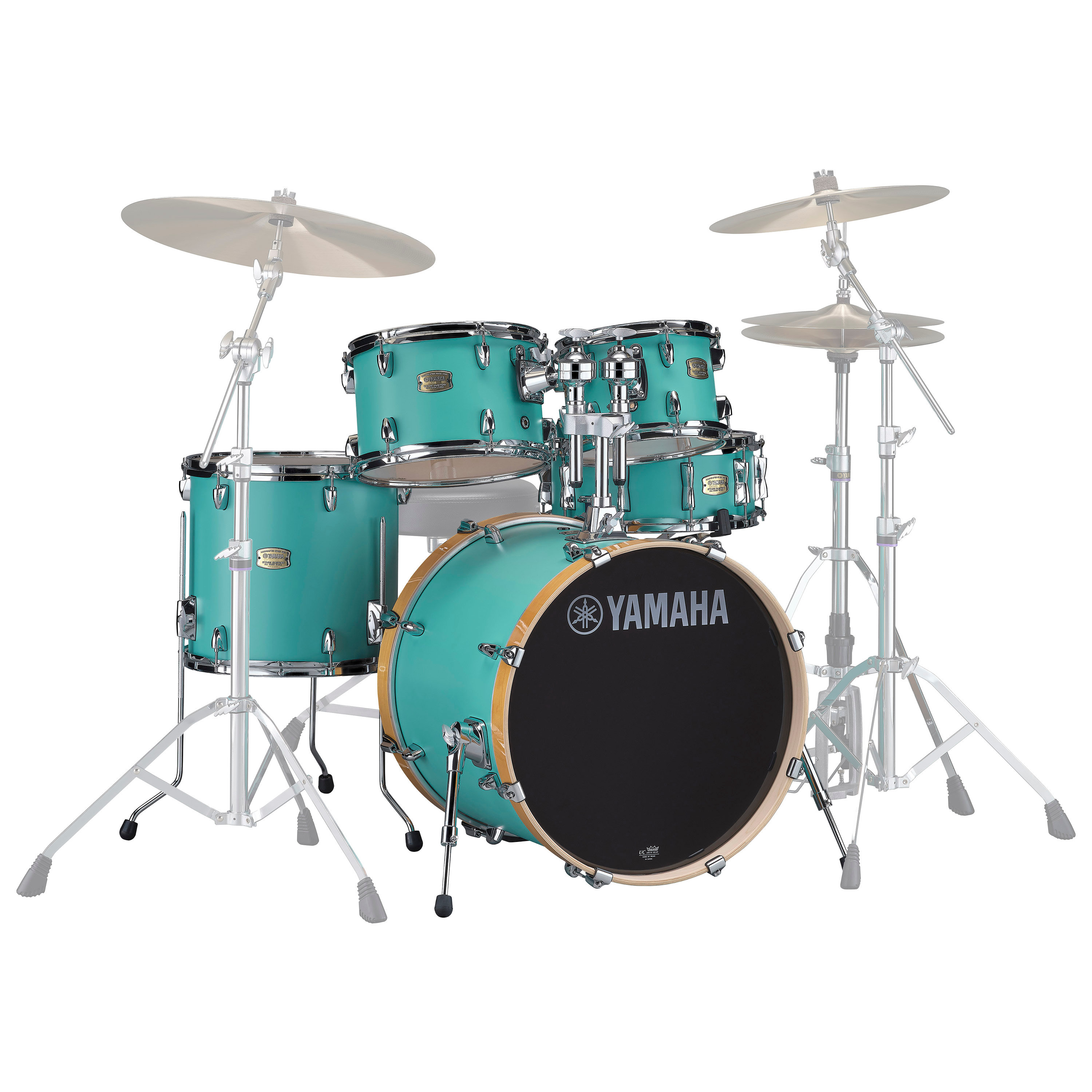 Yamaha Stage Custom Birch Fusion 20 Matte Surf Green - sans hardware ...
