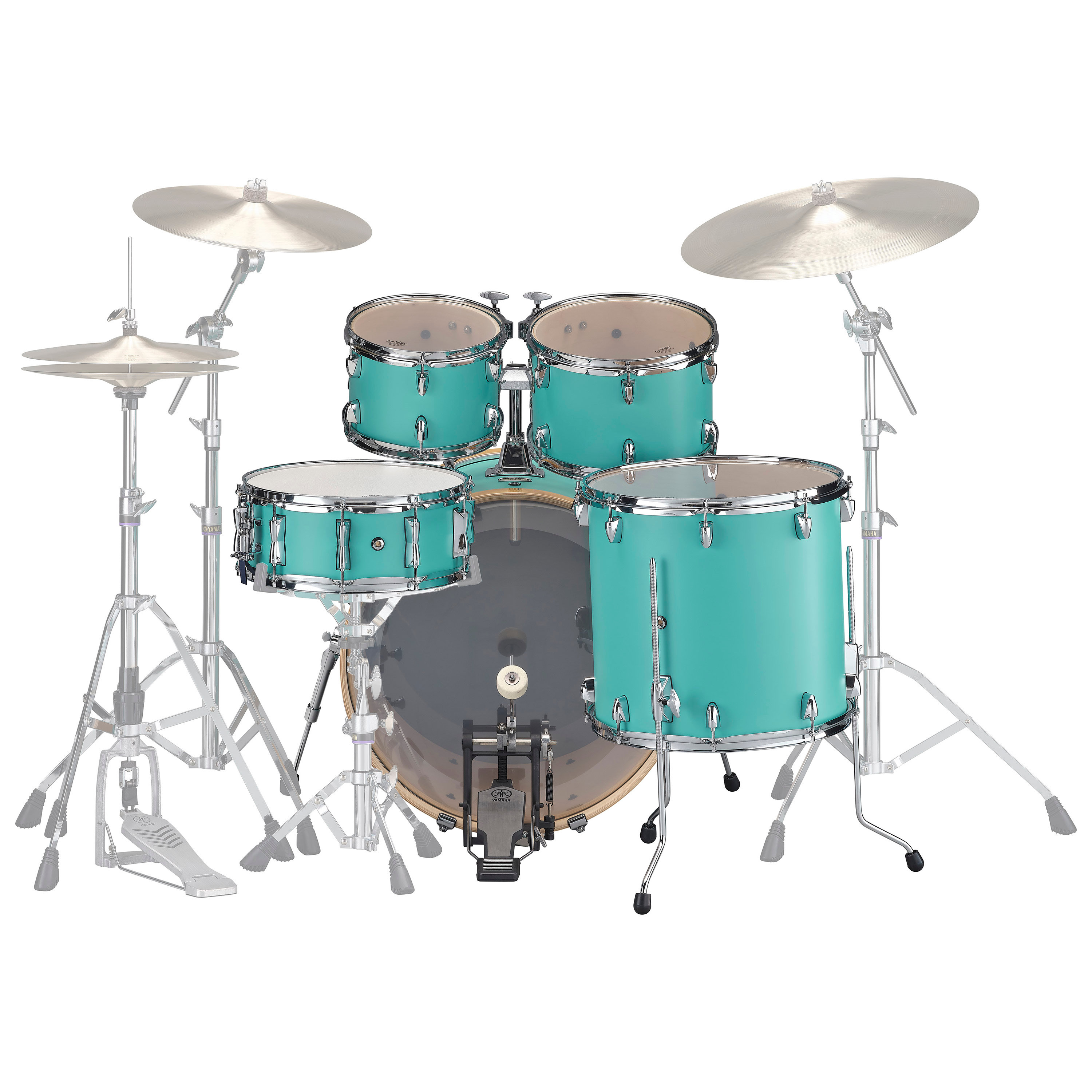 Yamaha Stage Custom Birch Fusion 20 Matte Surf Green - sans hardware ...