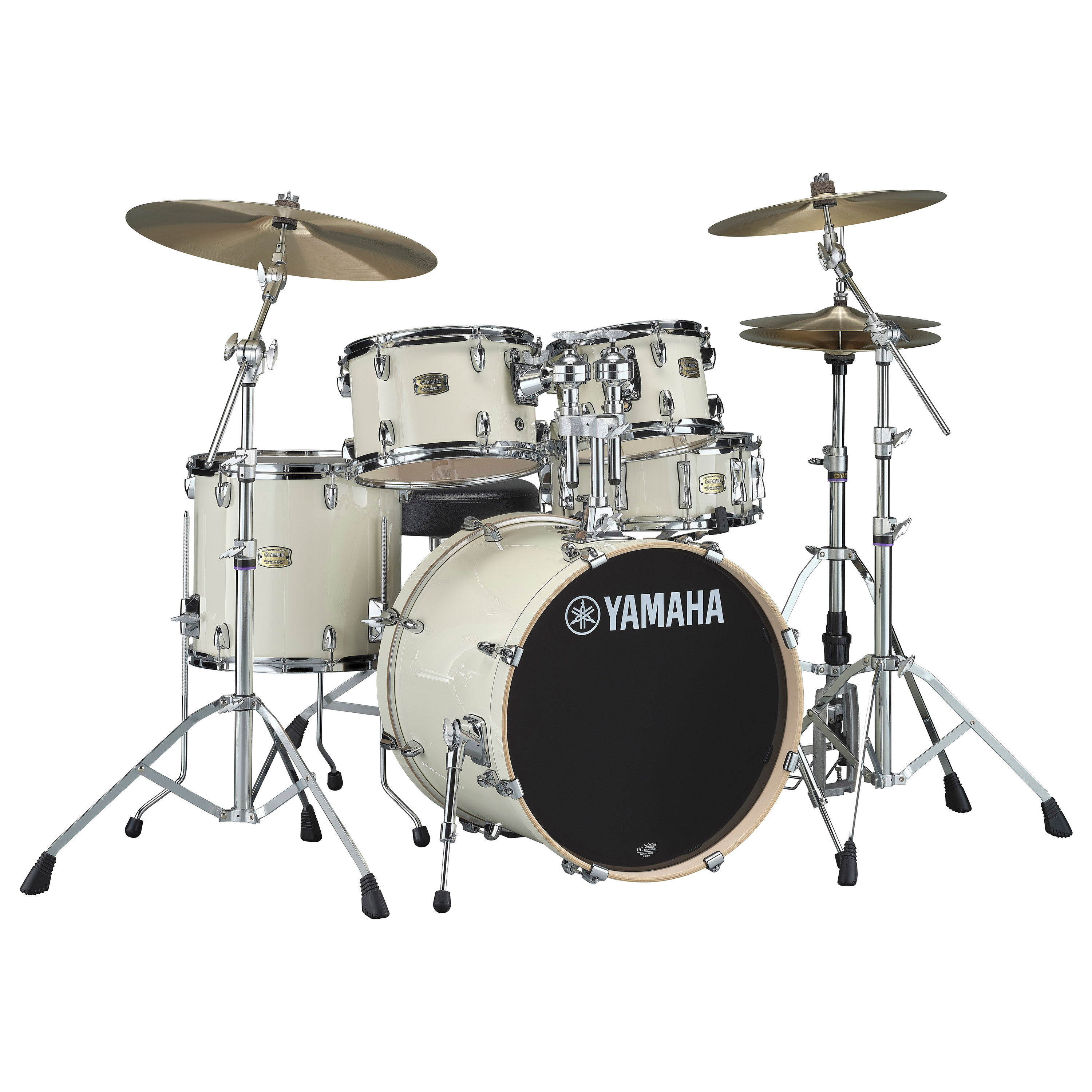 Yamaha Stage Custom Birch Fusion 20 Classic White - avec pack hardware ...
