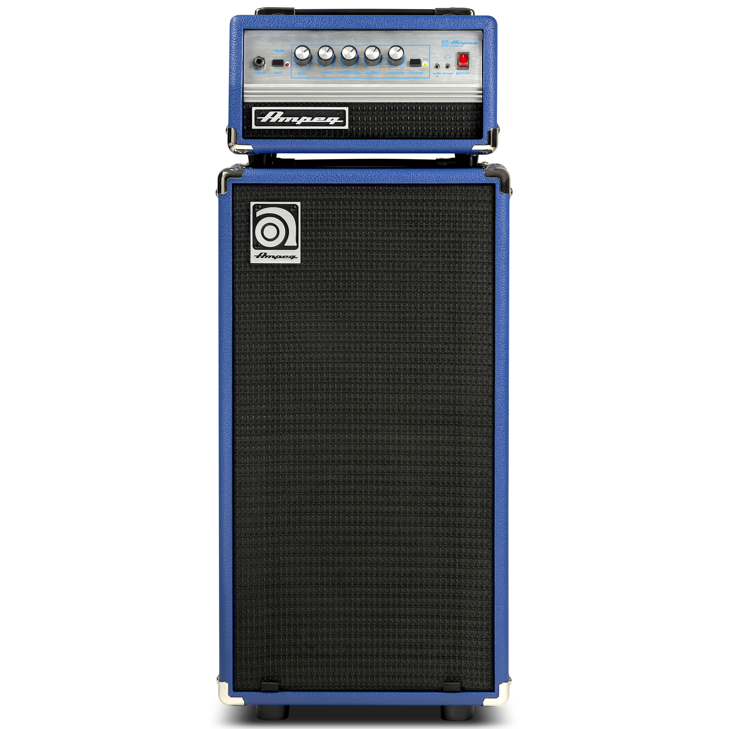 Ampeg Stack Micro-VR Bleu - Edition Limitée - Combo basse SonoVente.com