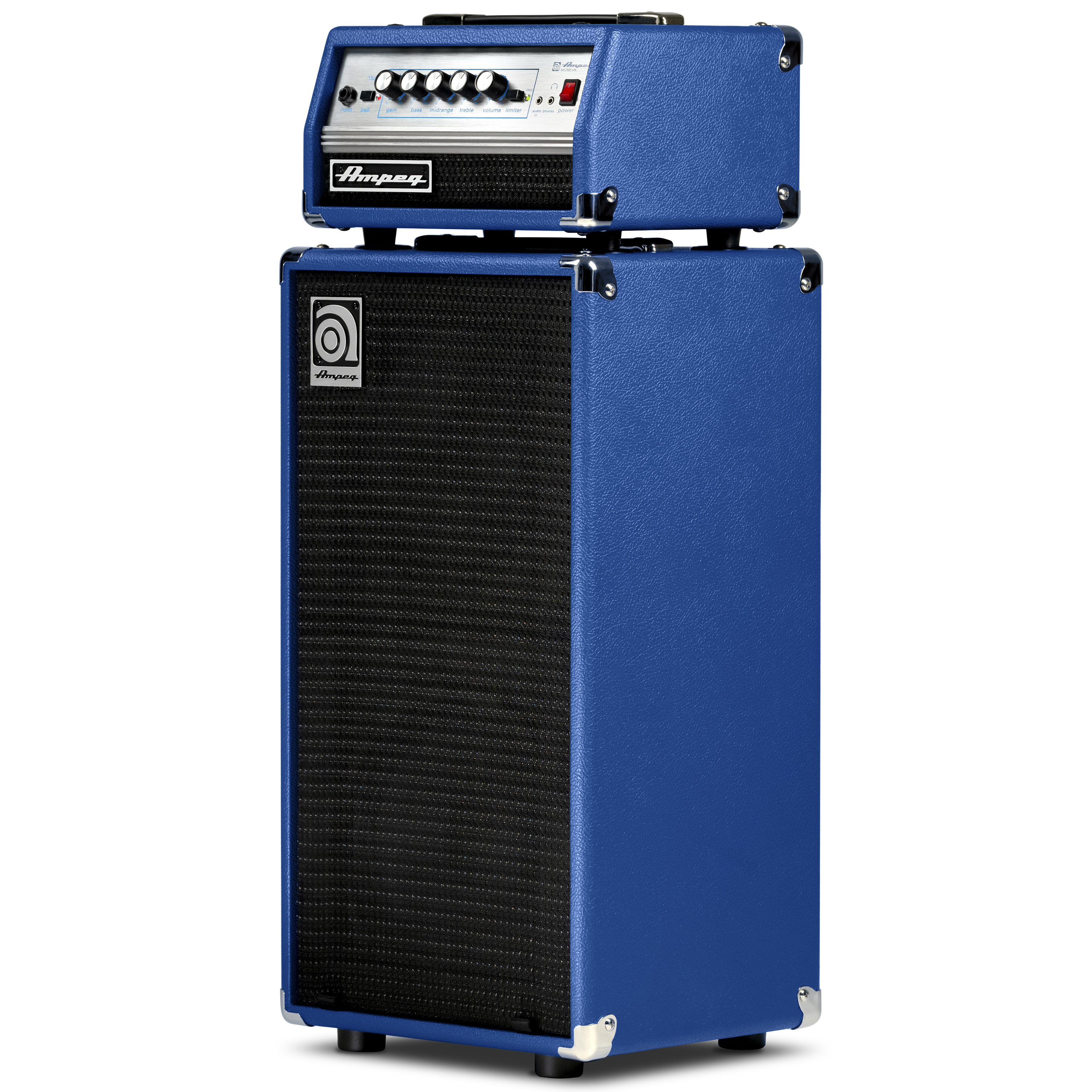 Ampeg Stack Micro-VR Bleu - Edition Limitée - Combo basse SonoVente.com