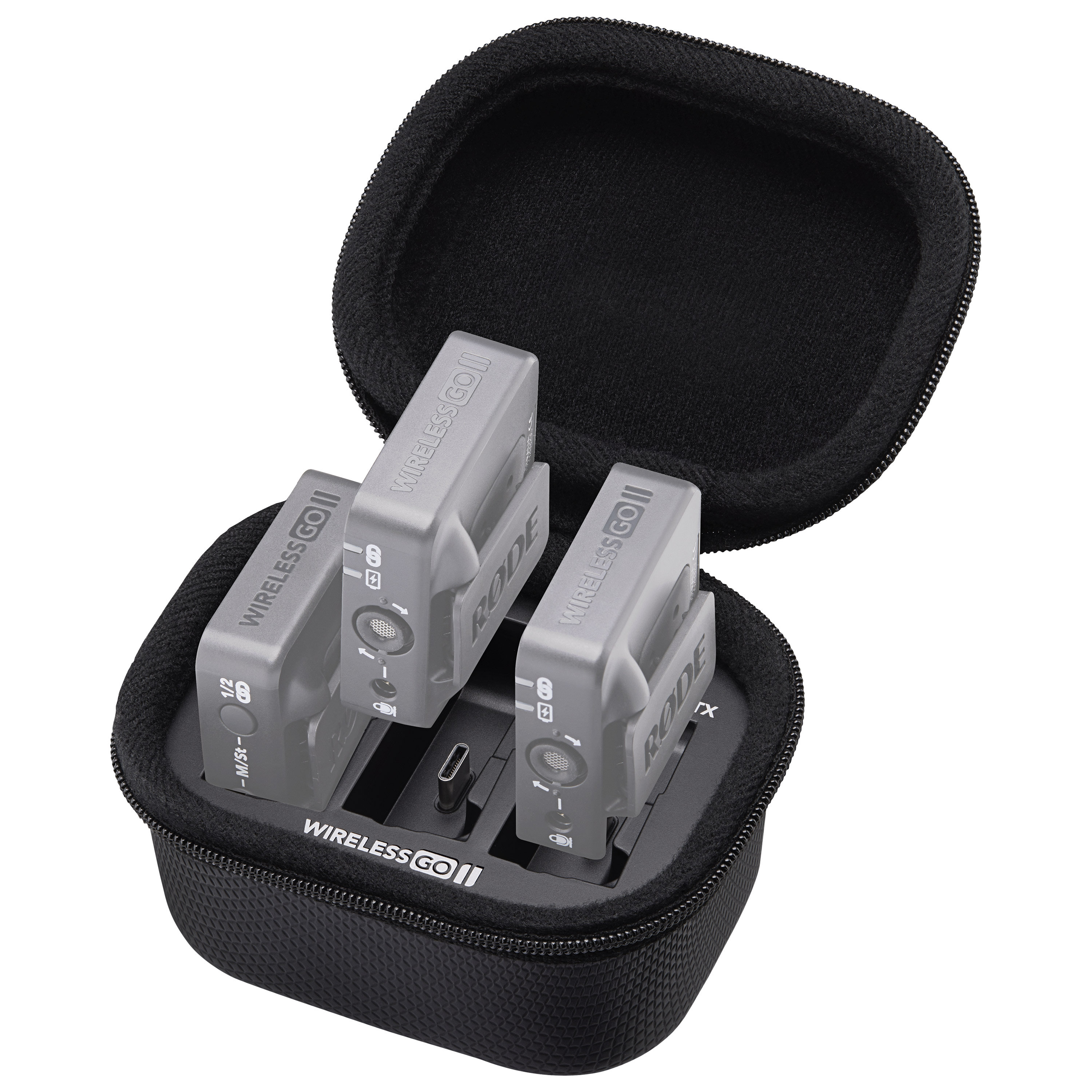 Rode Charging Case Wireless Go II - Sets podcast & broadcast SonoVente.com