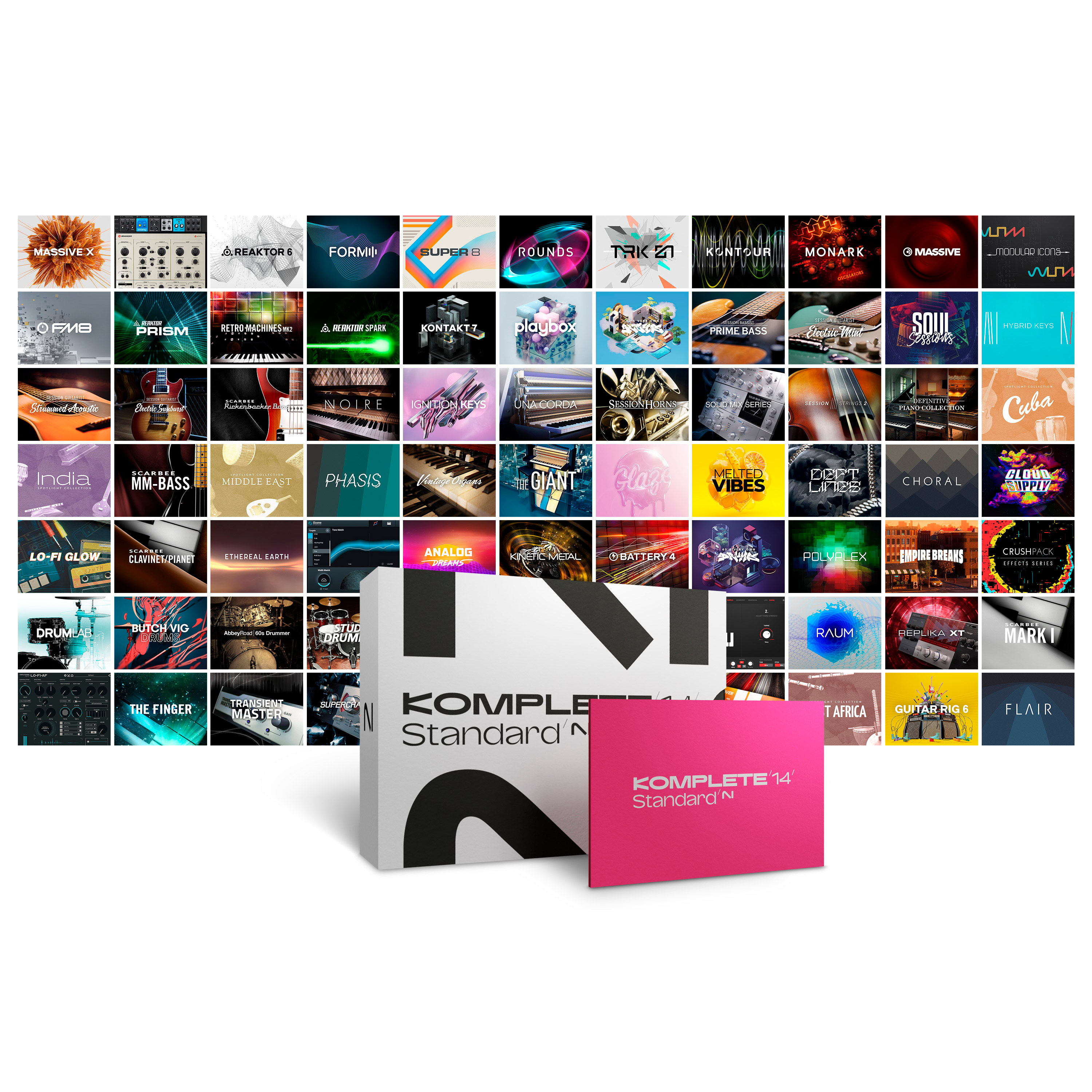 Native Instruments Komplete 14 Standard (version boîte) - Logiciel instruments virtuels ...