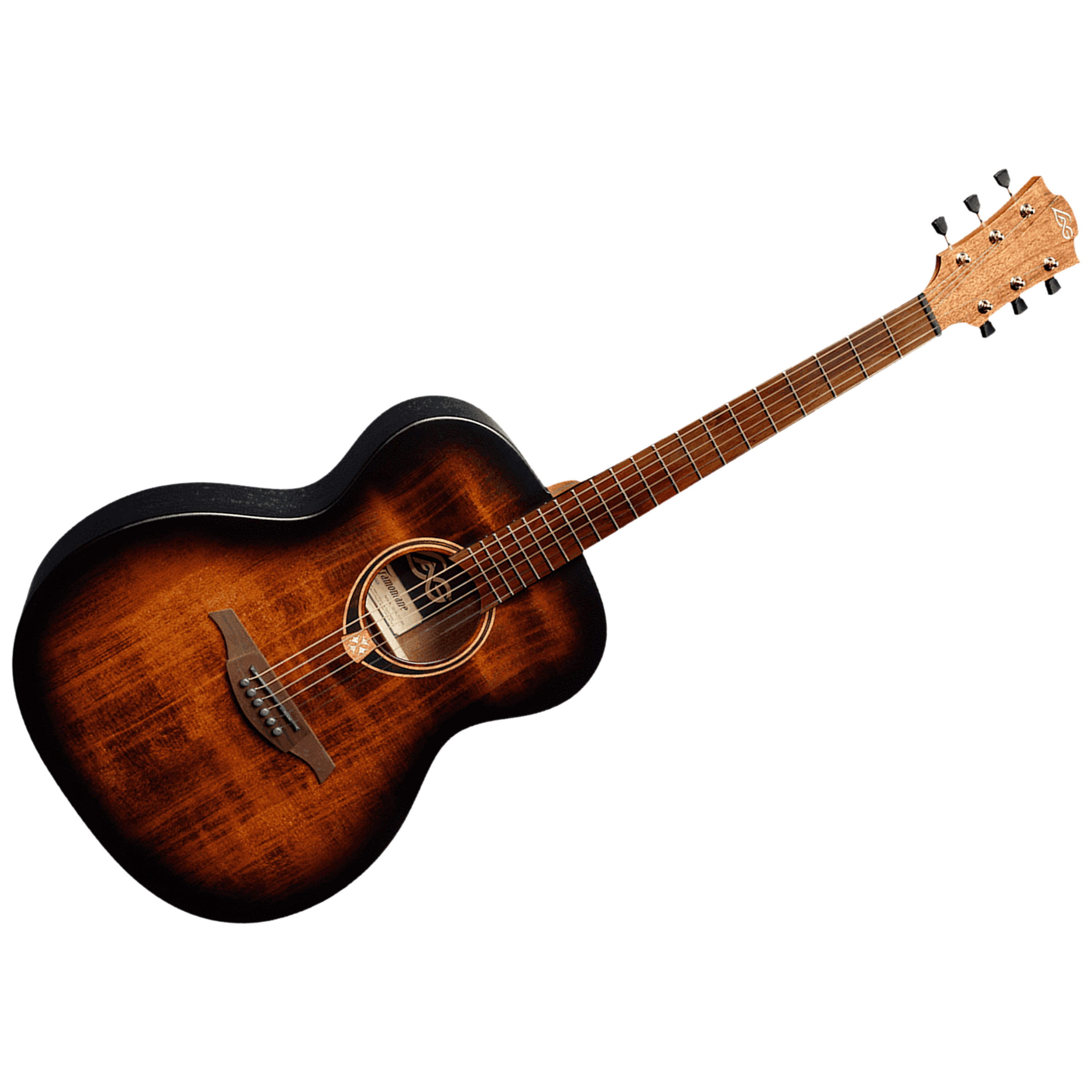 LAG T70A-BB Tramontane Auditorium Black Brown - Guitare folk SonoVente.com