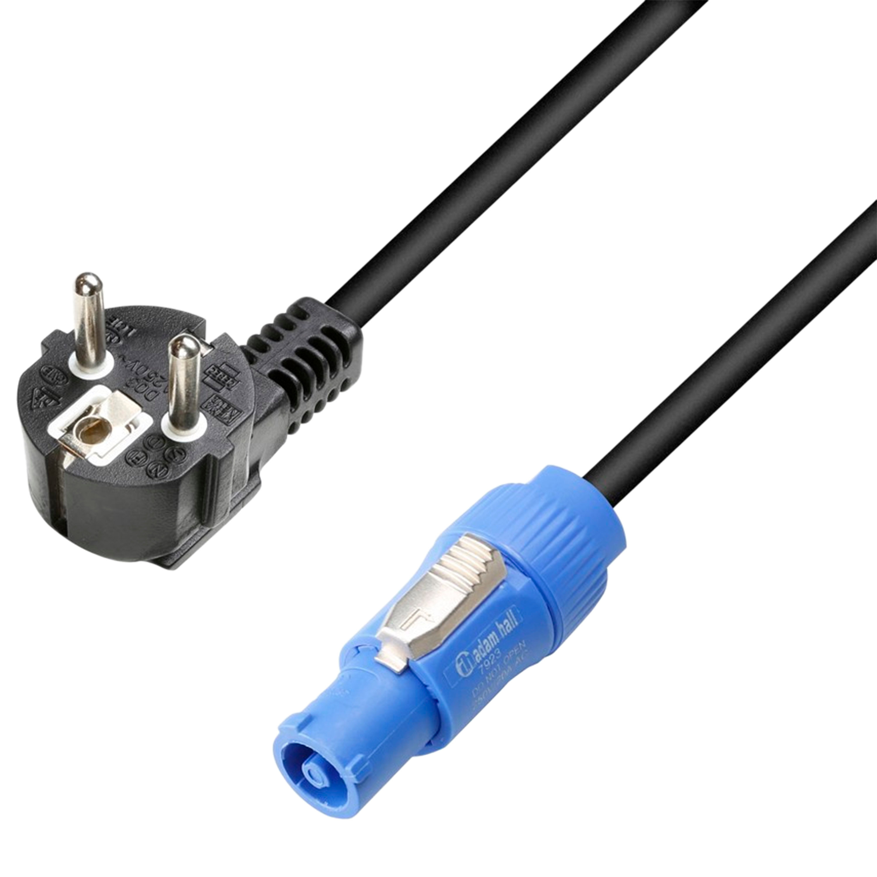 Adam Hall Câble d'alimentation Powercon EU 1.5m - Câble d'alimentation ...