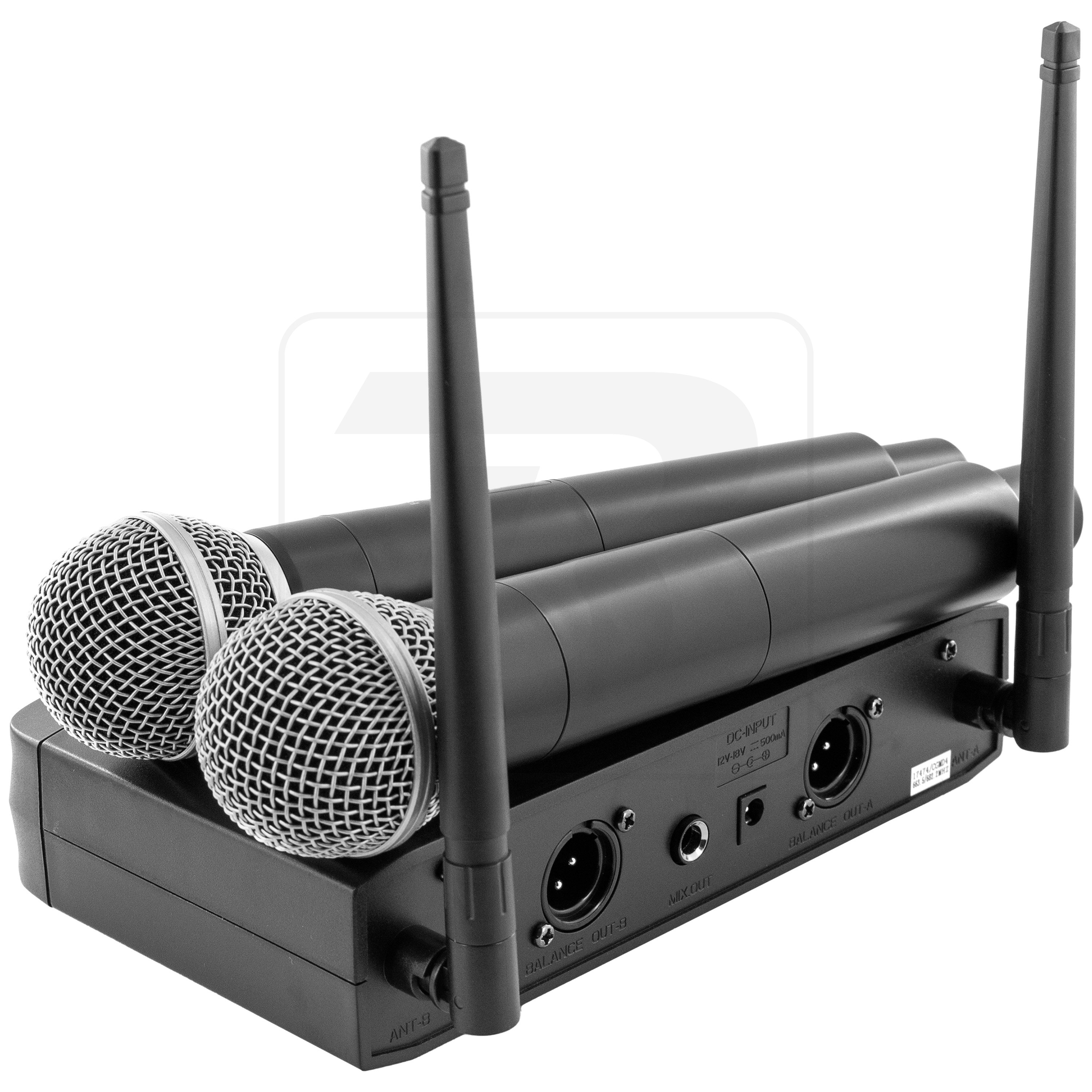 BoomTone DJ UHF Duo - Micro HF chant SonoVente.com