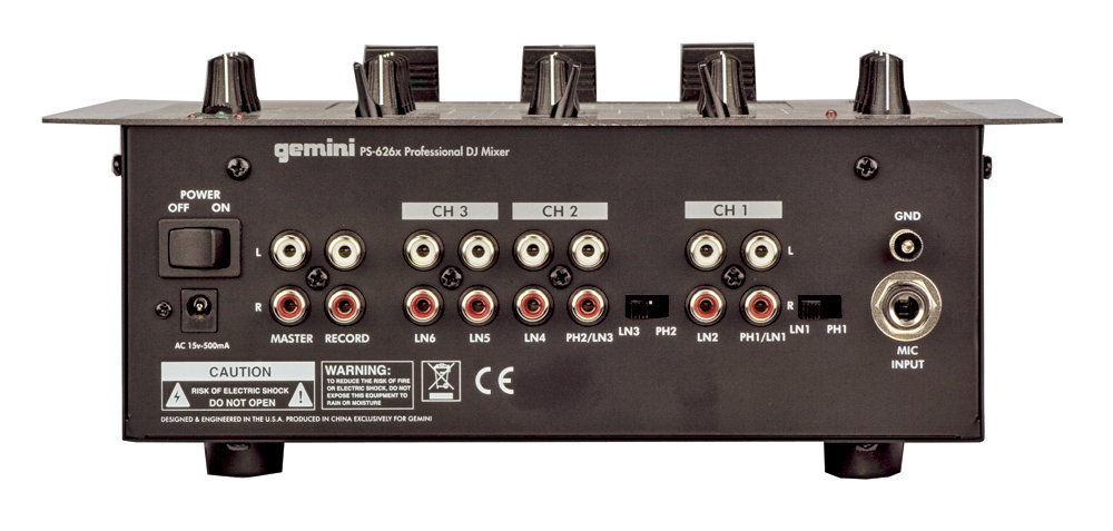 Gemini PS 626x - Table de mixage DJ SonoVente.com