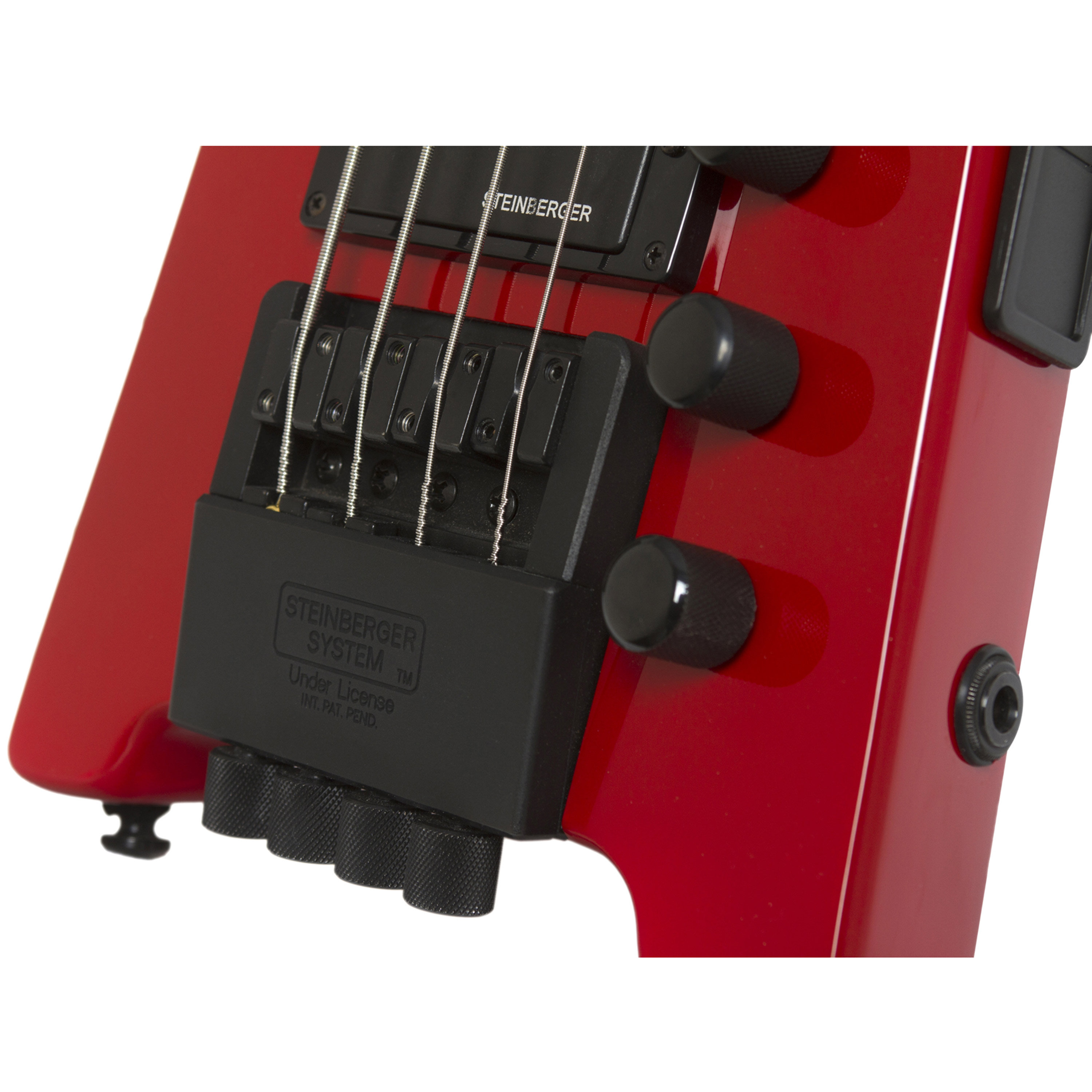 Steinberger Spirit XT-2 Standard Bass Hot Rod Red + Gig Bag - Basse électrique SonoVente.com