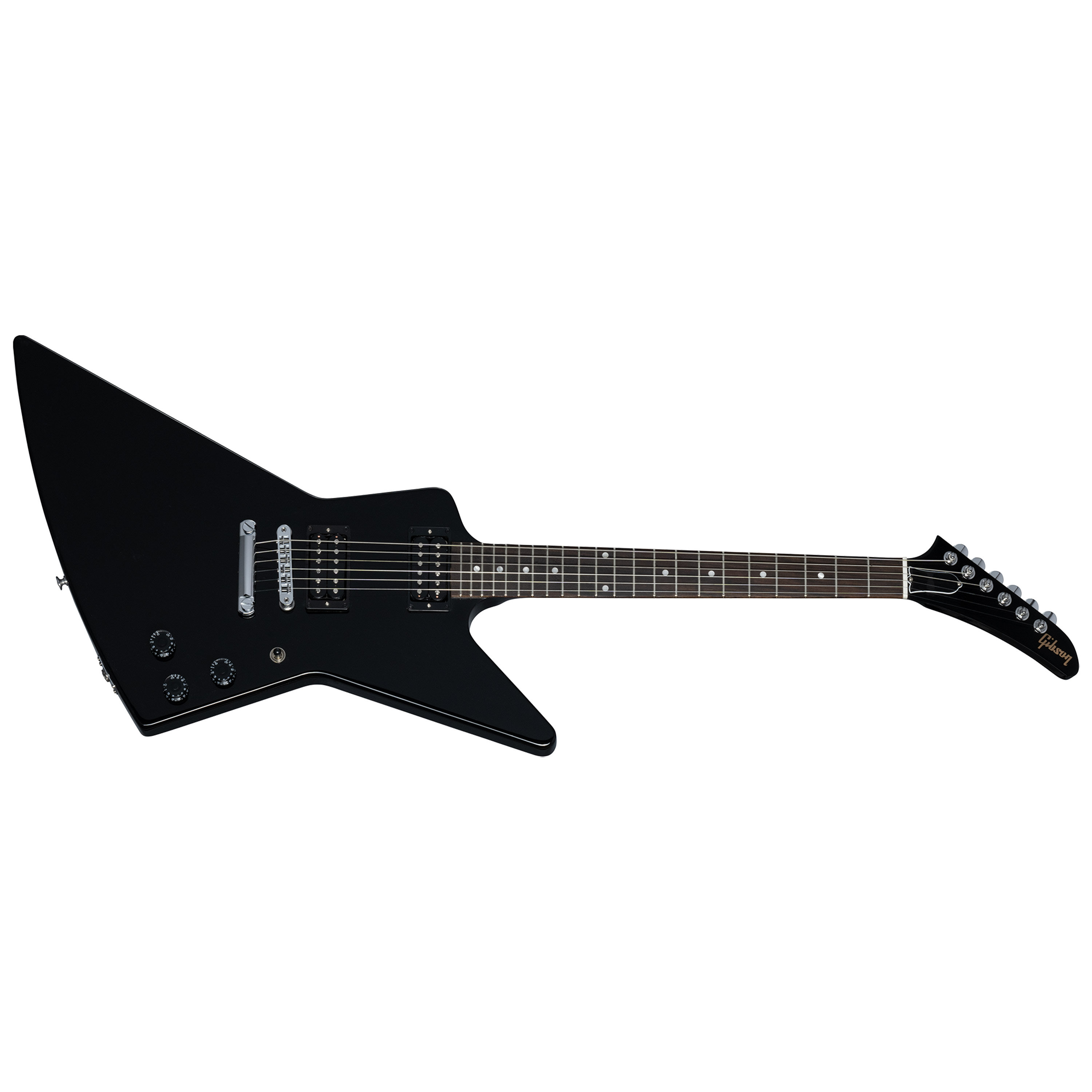 Gibson 80s Explorer Ebony - Guitare explorer SonoVente.com