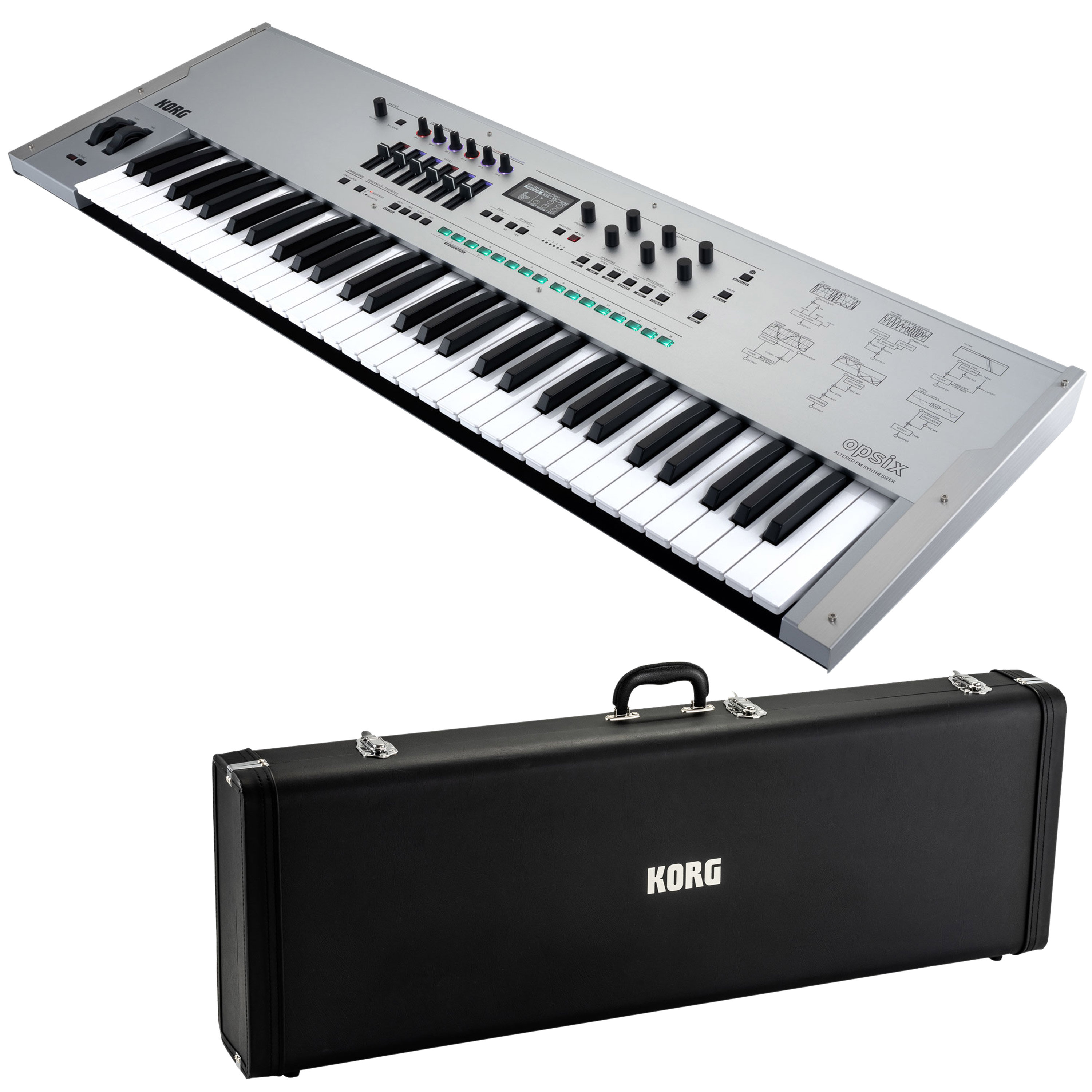 Korg OPSIX-SE-P édition Platinum + Hard case - Synthétiseur SonoVente.com