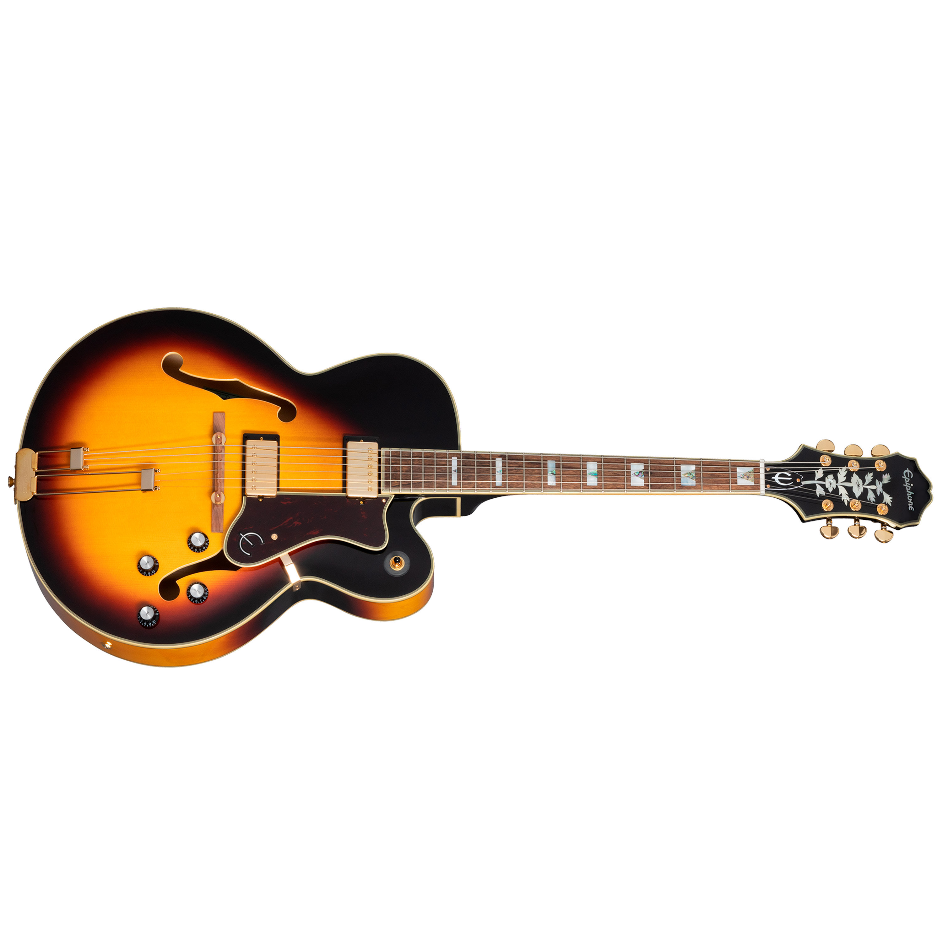 Epiphone Broadway Vintage Sunburst - Guitarra Hollow Body SonoVente.com ...