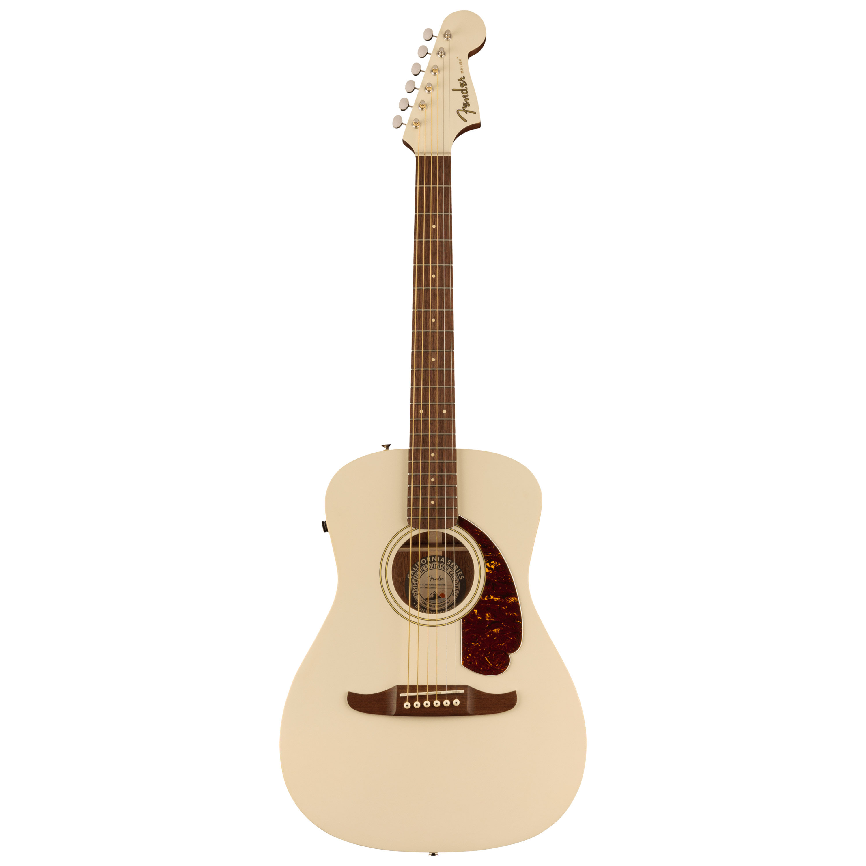 Fender Malibu Player Olympic White - Guitare folk électro SonoVente.com