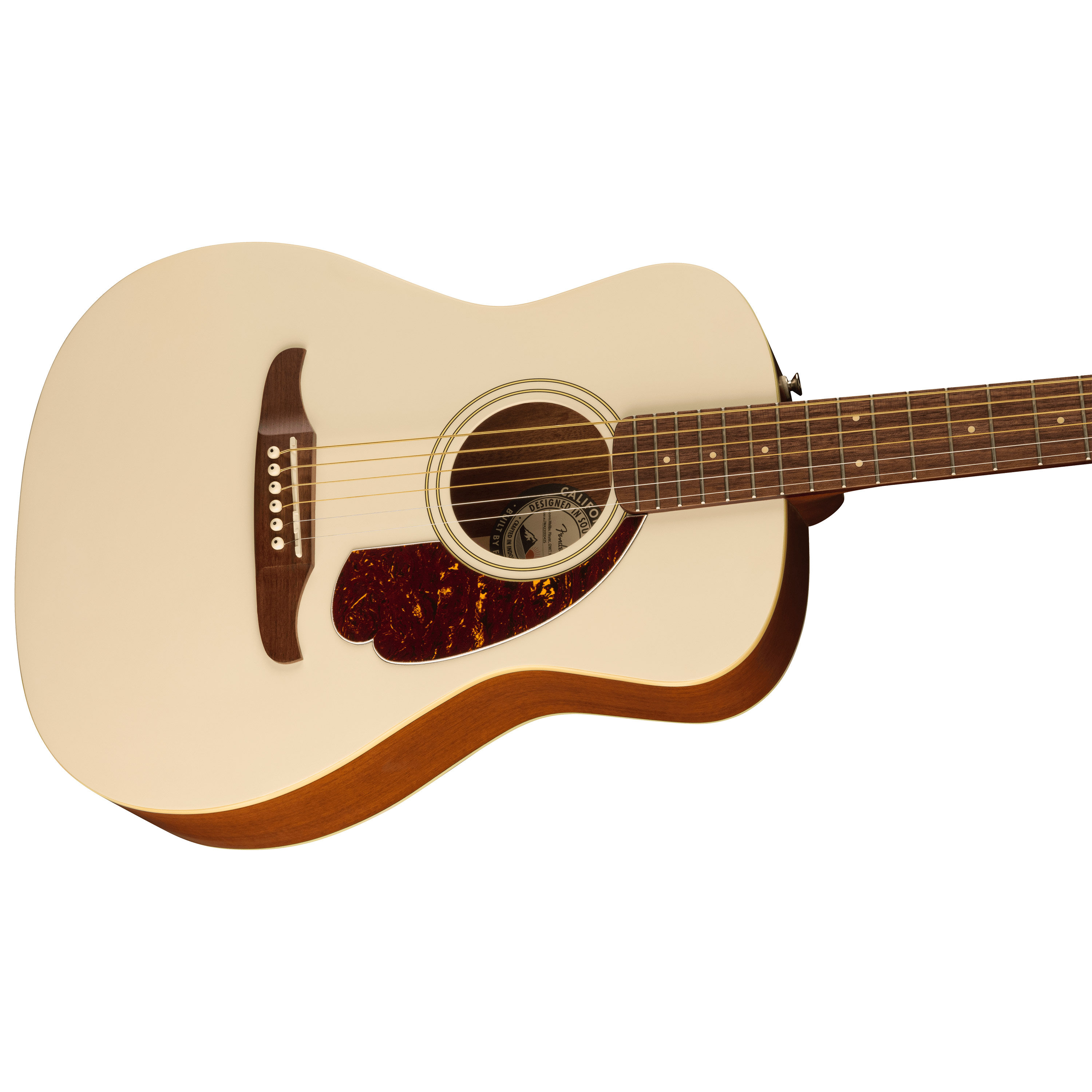 Fender Malibu Player Olympic White - Guitare folk électro SonoVente.com