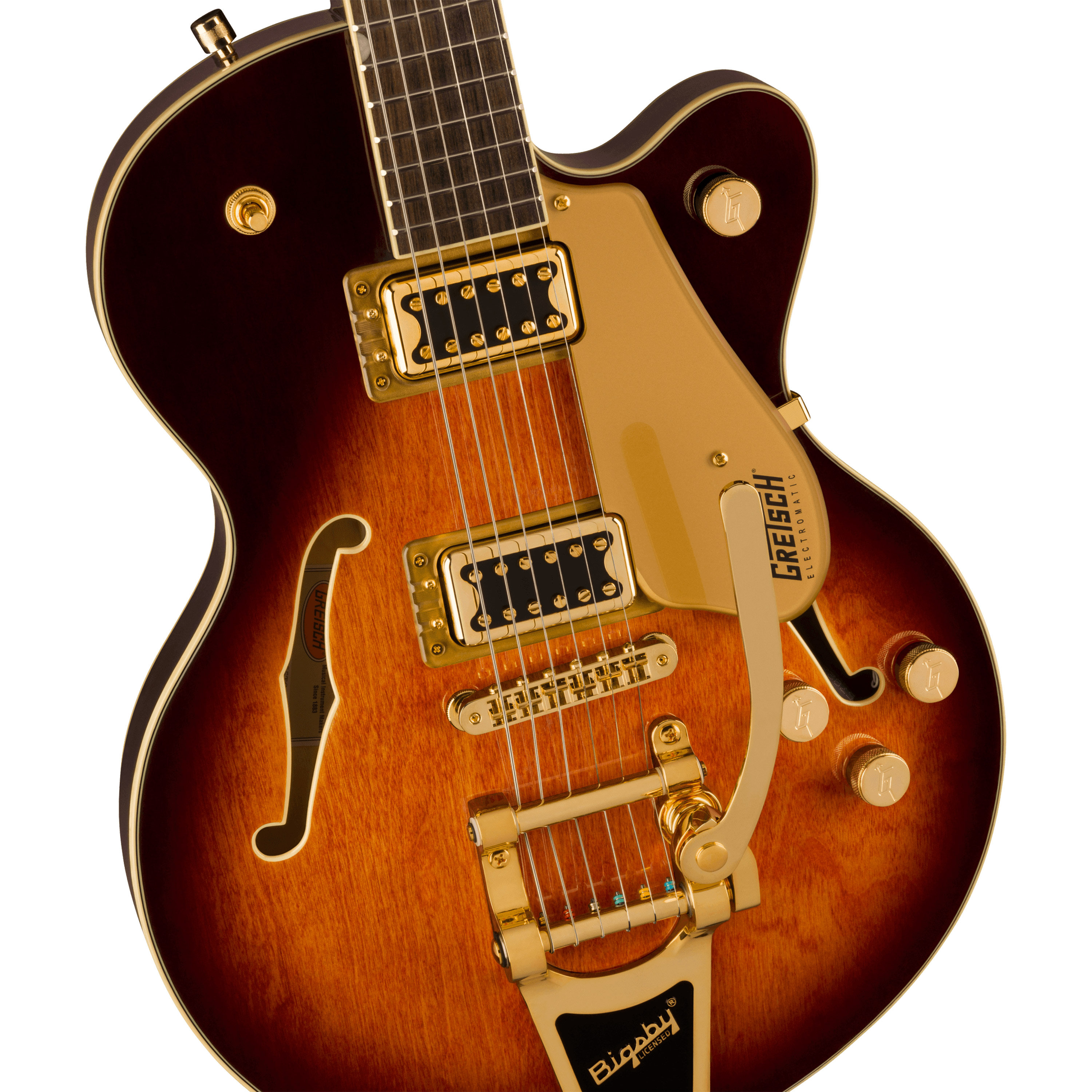 Gretsch Guitars G5655TG Electromatic Jr. Single Barrel Burst - Guitare hollow body SonoVente.com