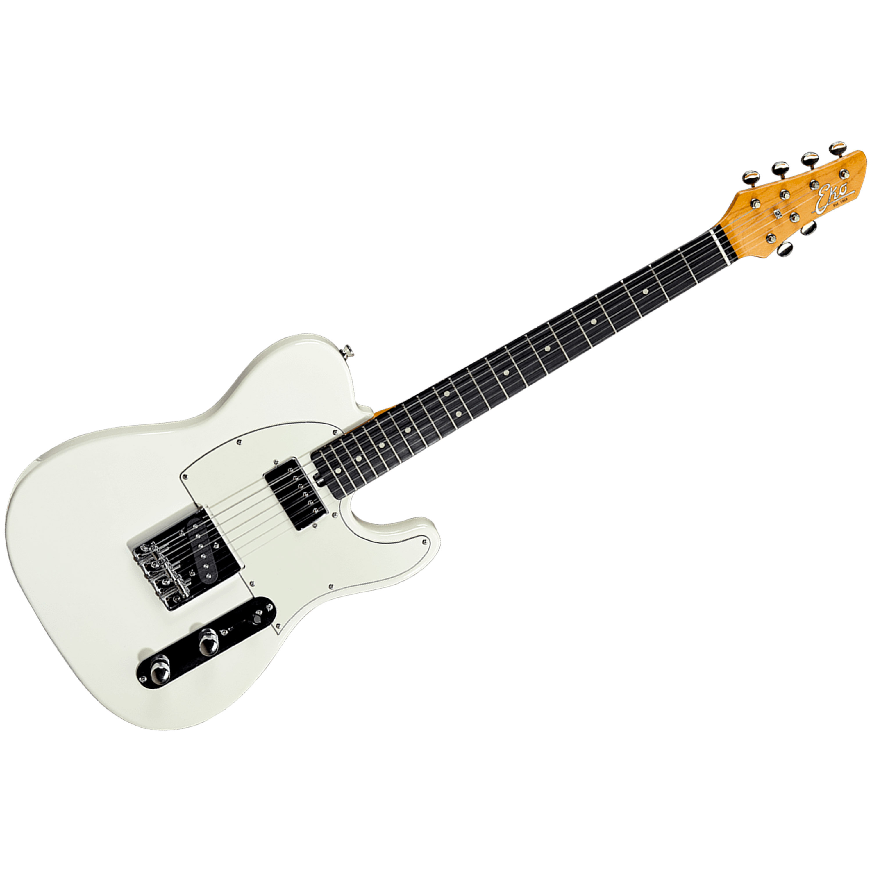 EKO Tero V-NOS Olympic White - Guitare forme T SonoVente.com