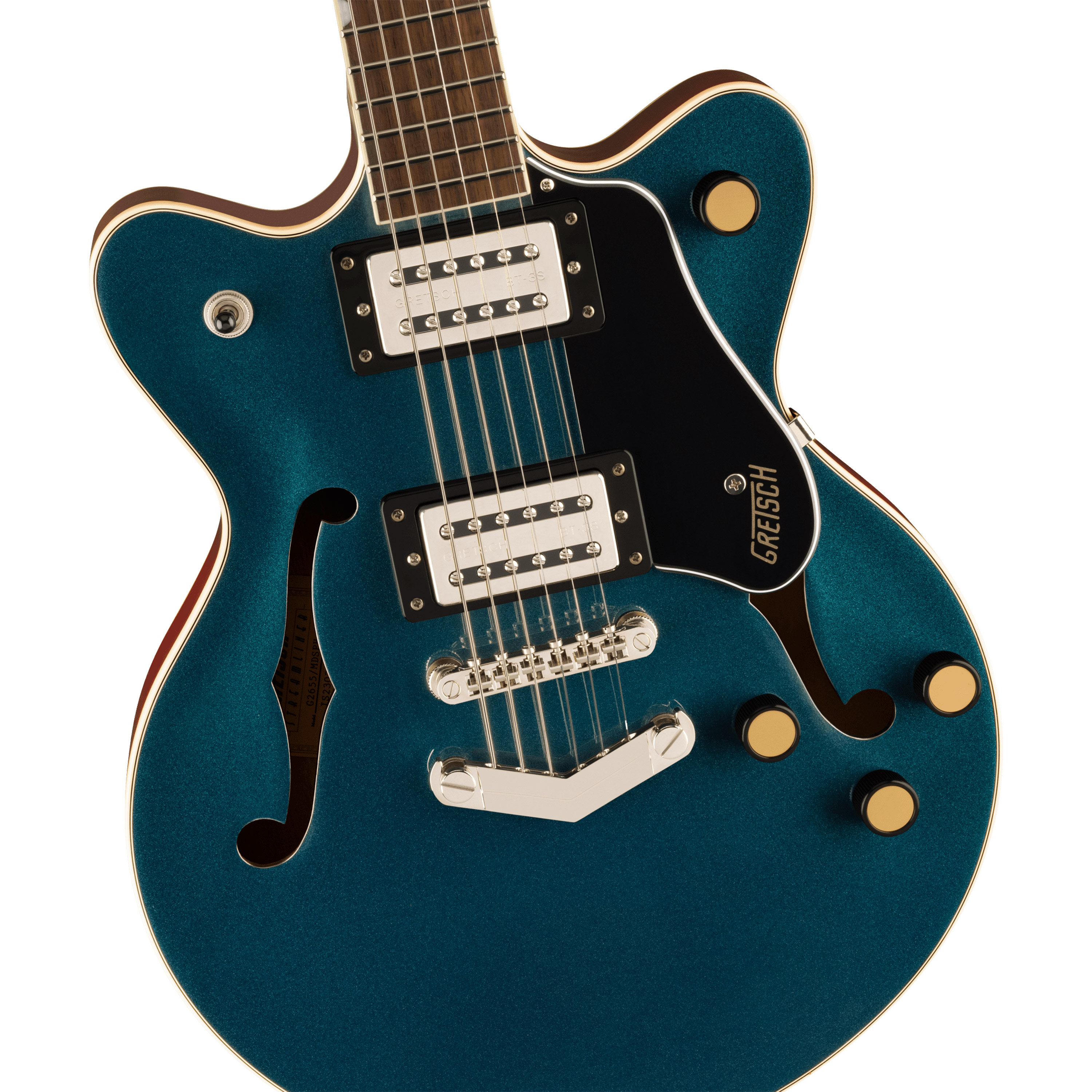 Gretsch Guitars G2655 Streamliner Jr. Midnight Sapphire - Guitare hollow body SonoVente.com